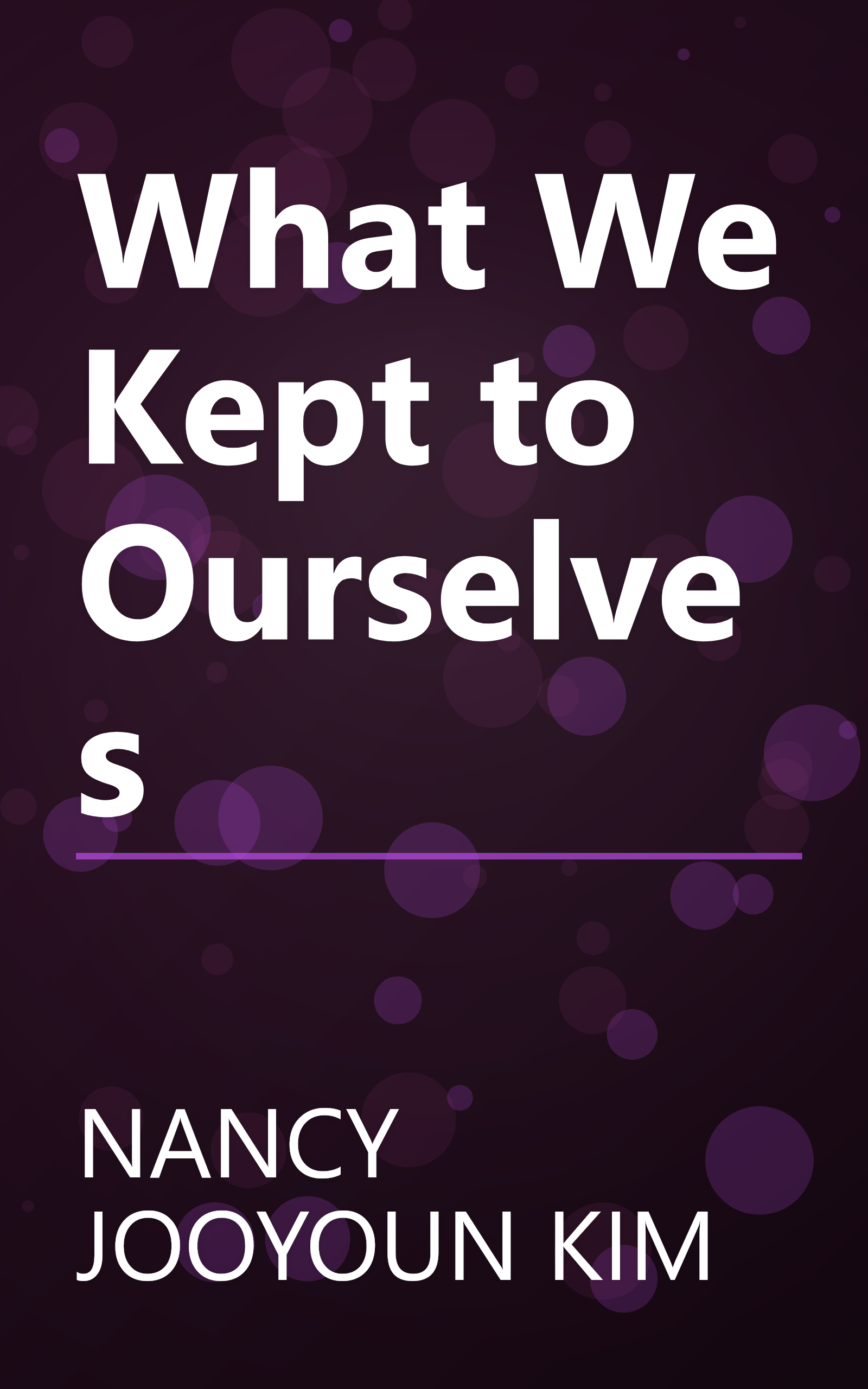 What We Kept to Ourselves book cover
