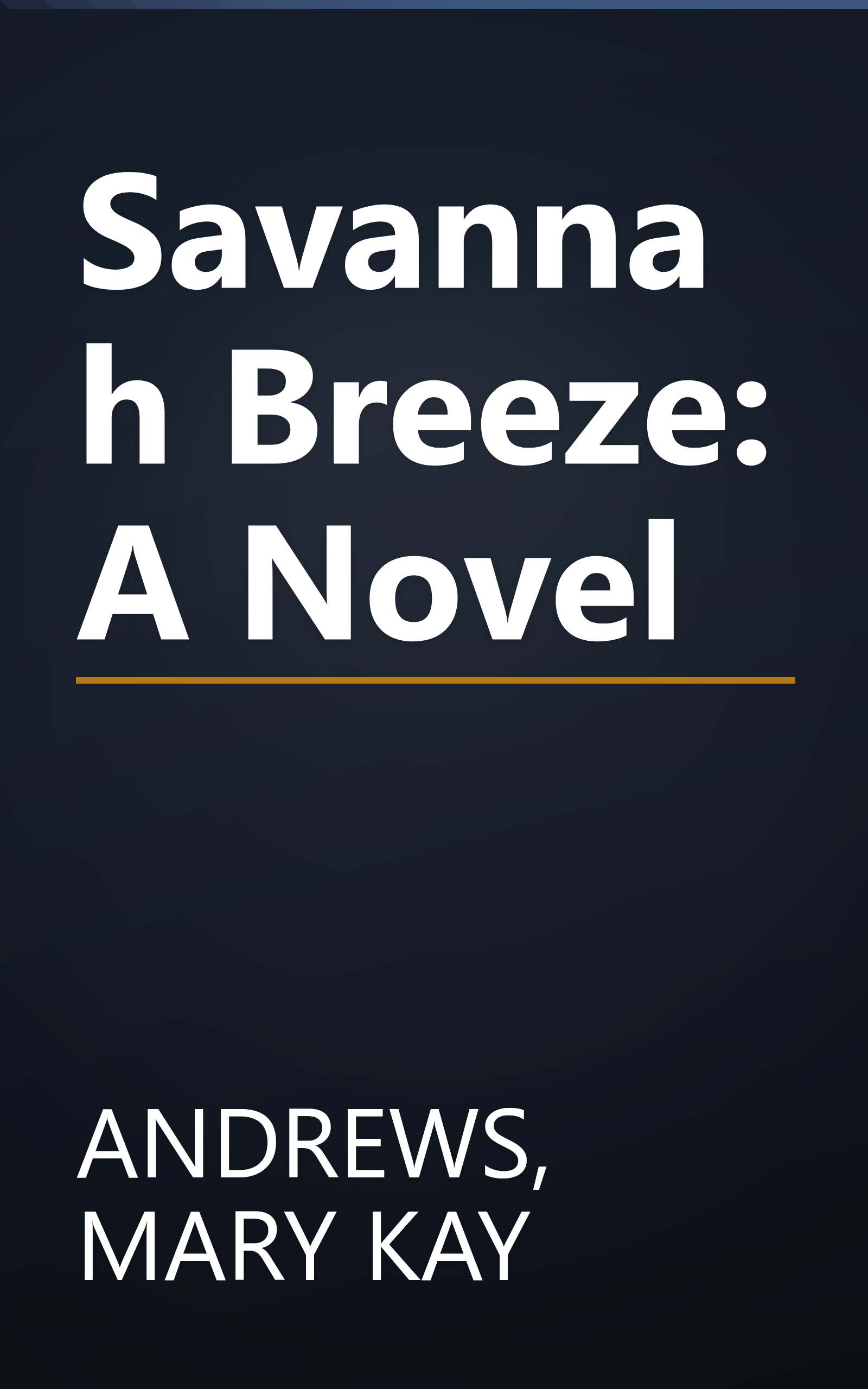 Savannah Breeze: A Novel book cover