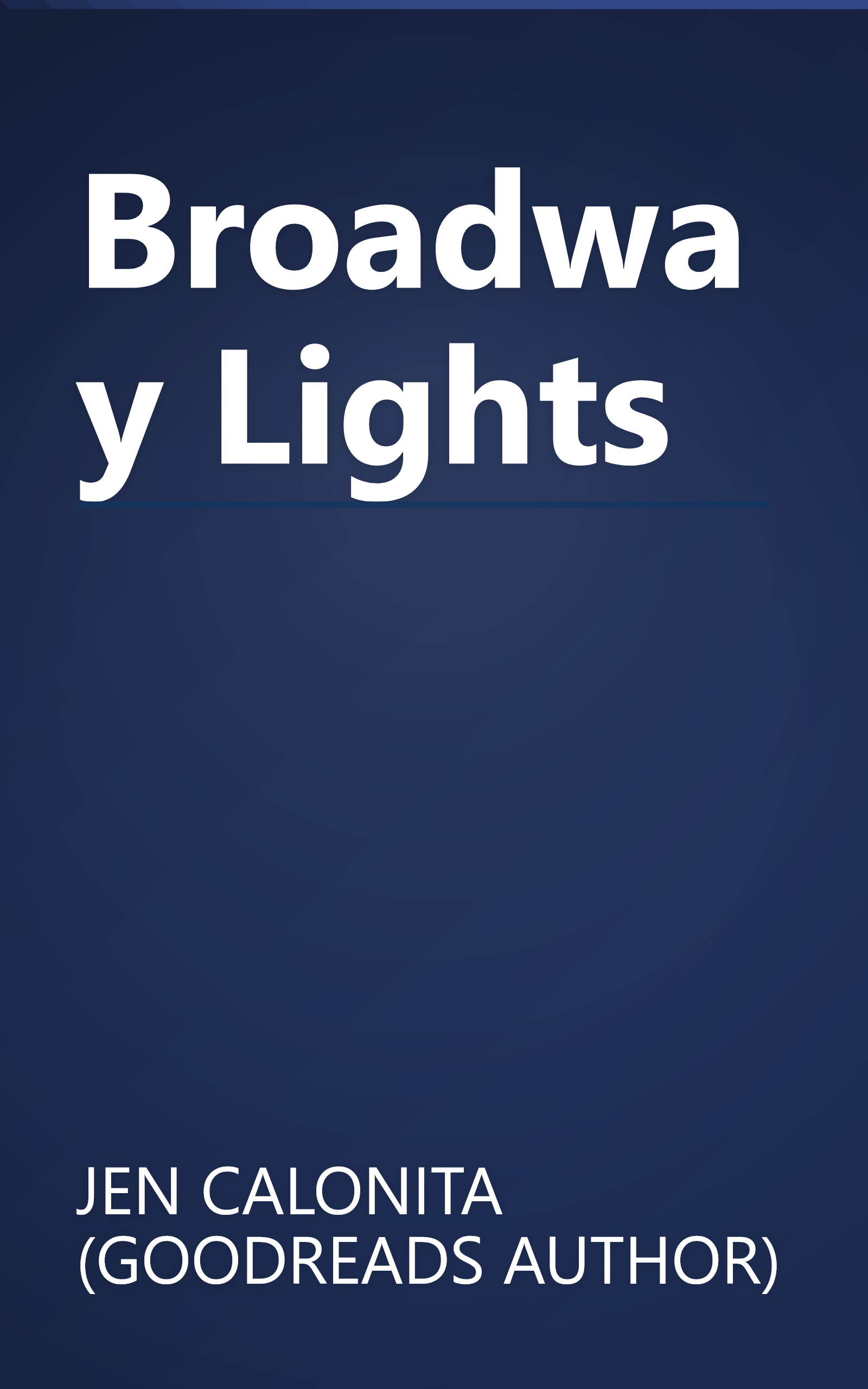 Broadway Lights book cover