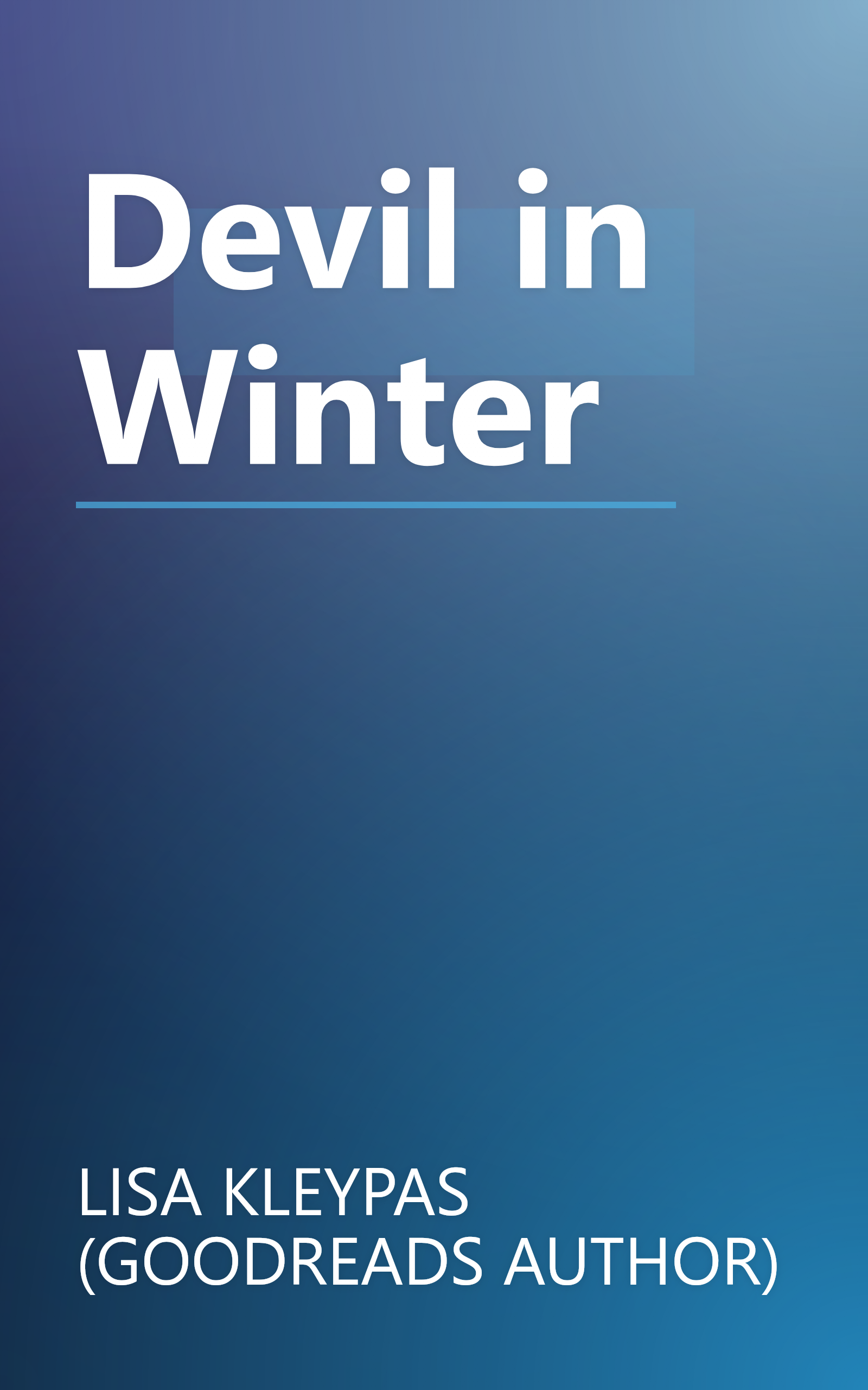 Devil in Winter book cover