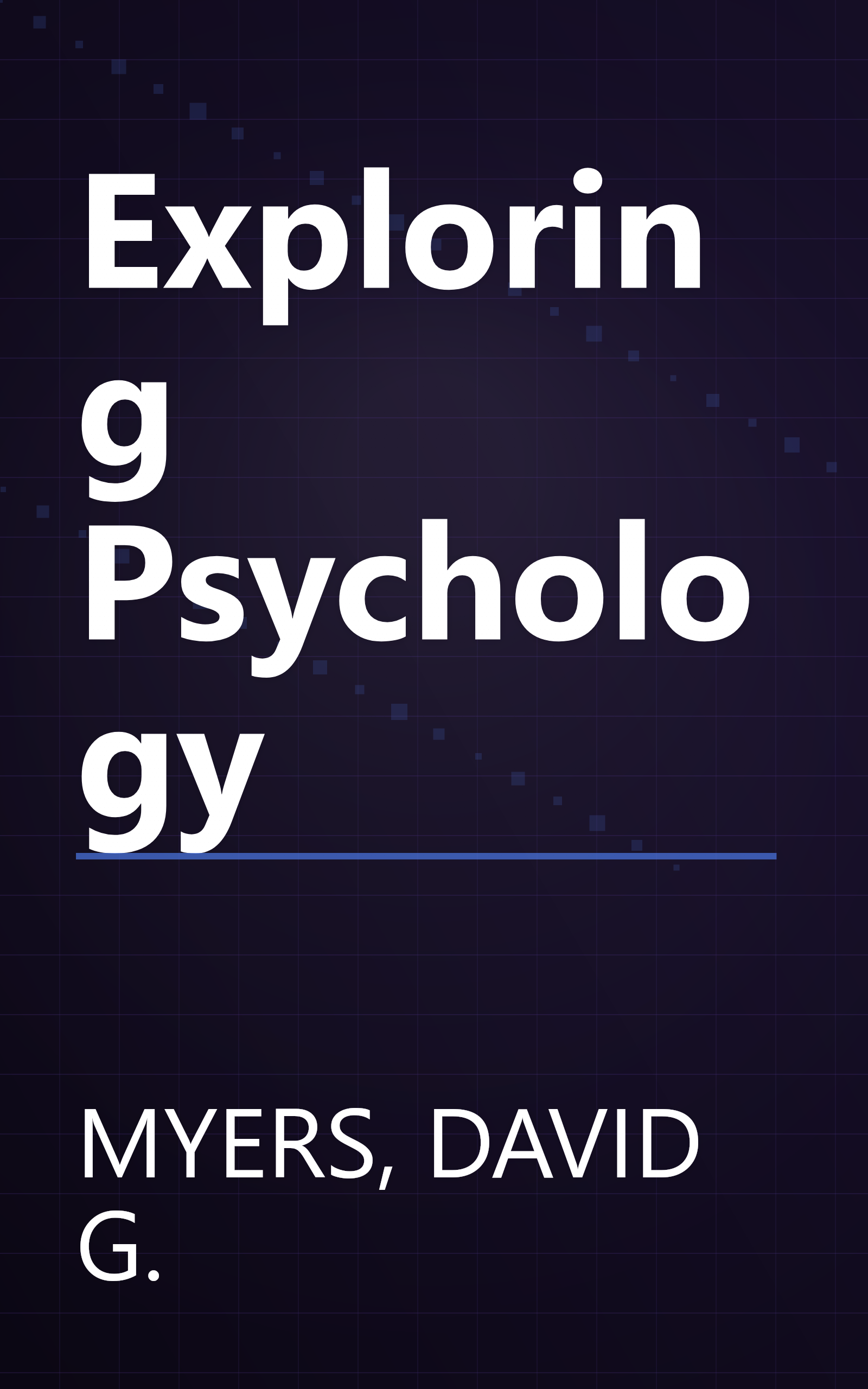 Exploring Psychology book cover