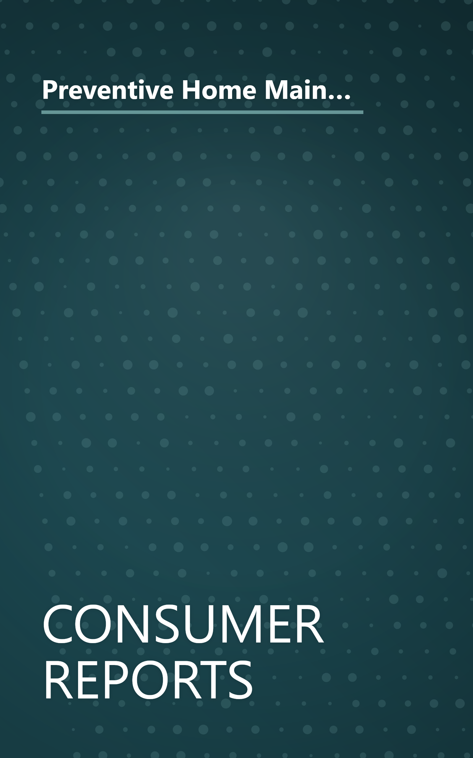 Preventive Home Maintenance: How to Detect and Prevent Structural, Electrical, Plumbing, and Other Problems in Your Home (Homeowners Library Series) book cover