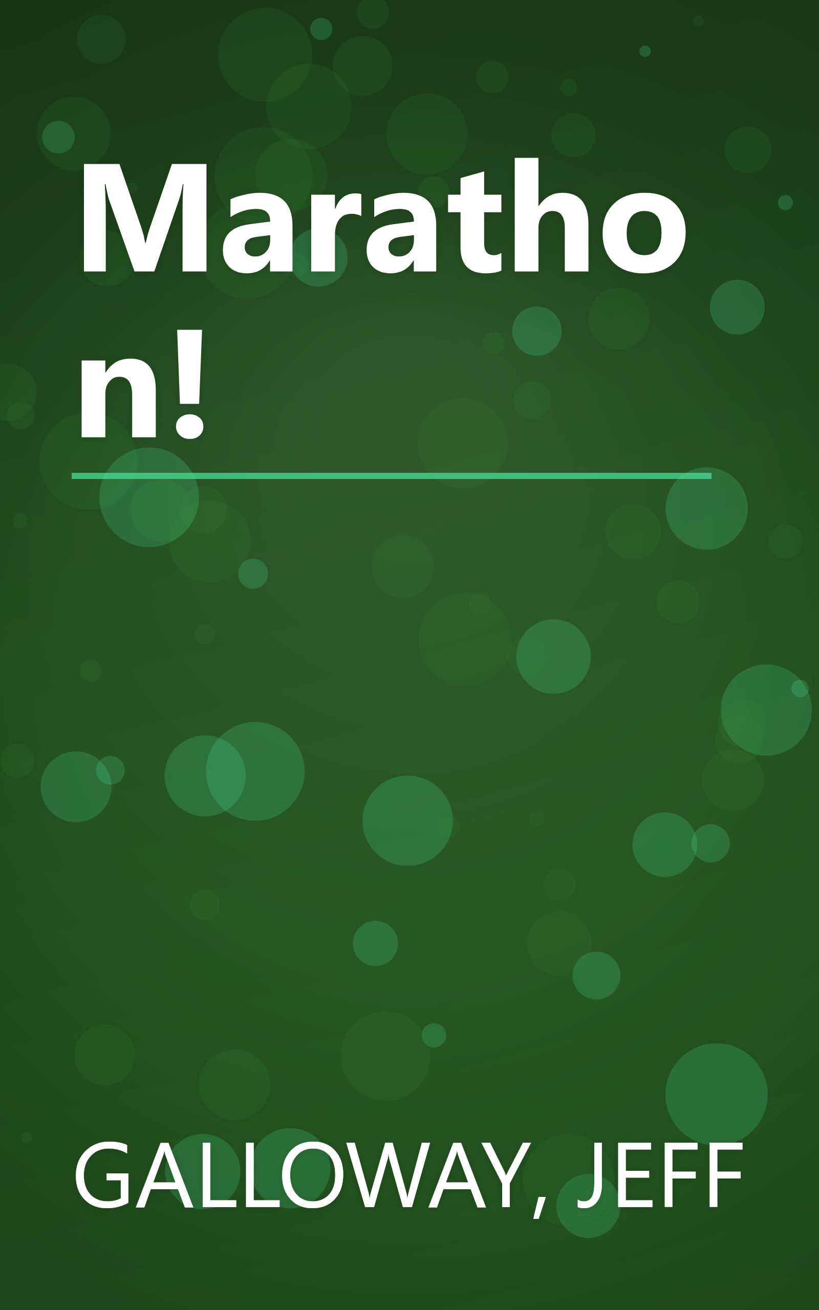 Marathon! book cover