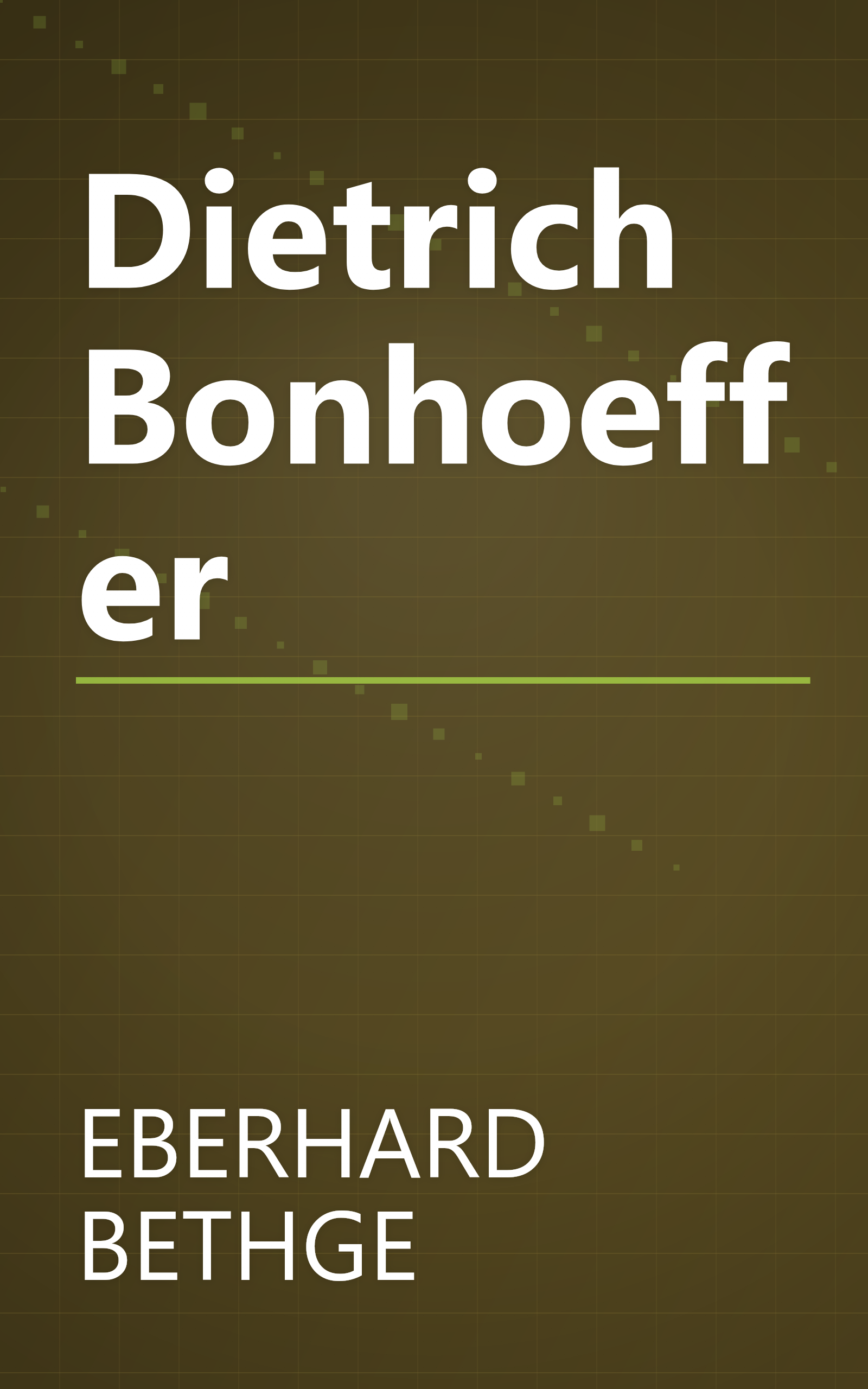 Dietrich Bonhoeffer book cover