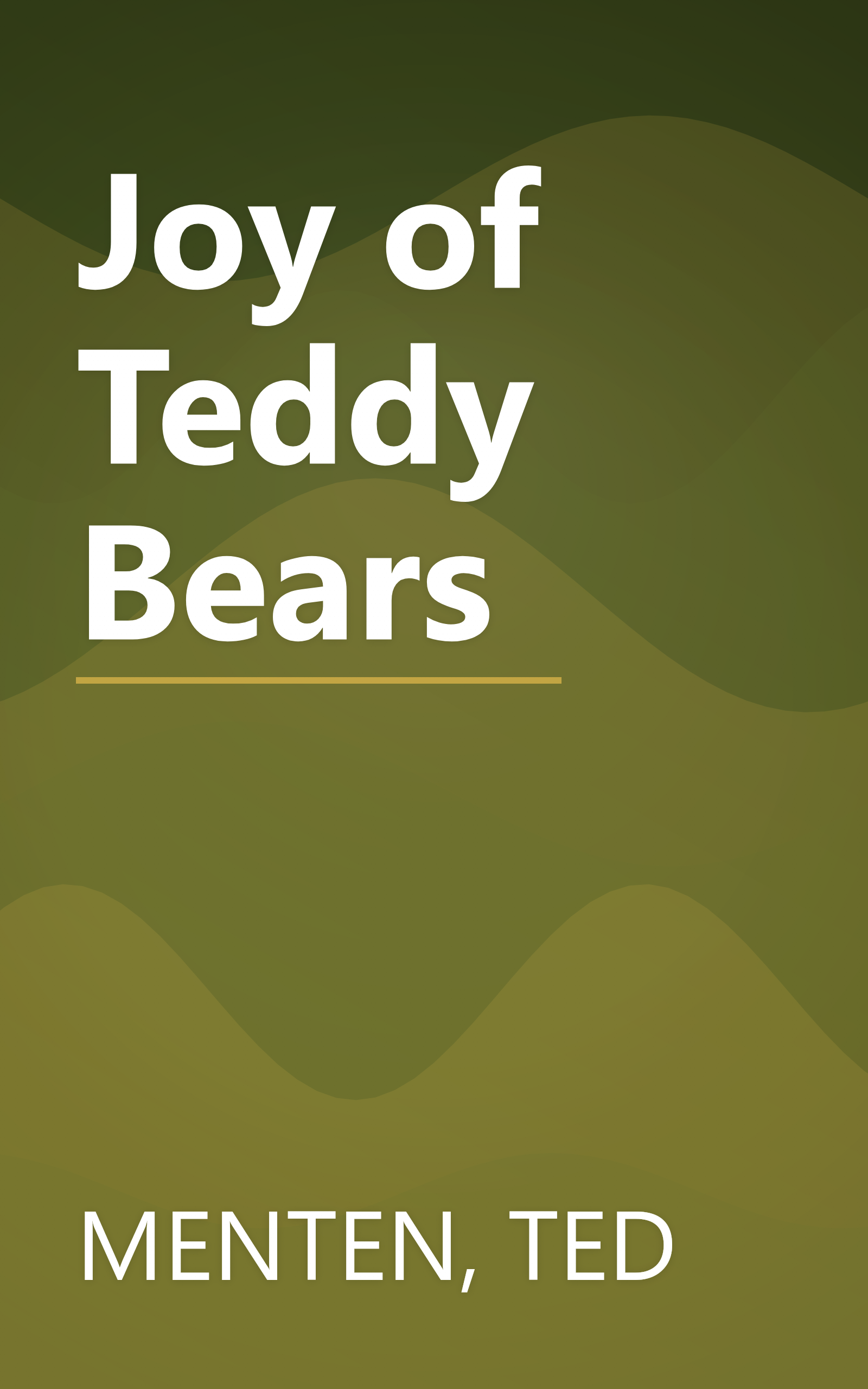 Joy of Teddy Bears book cover
