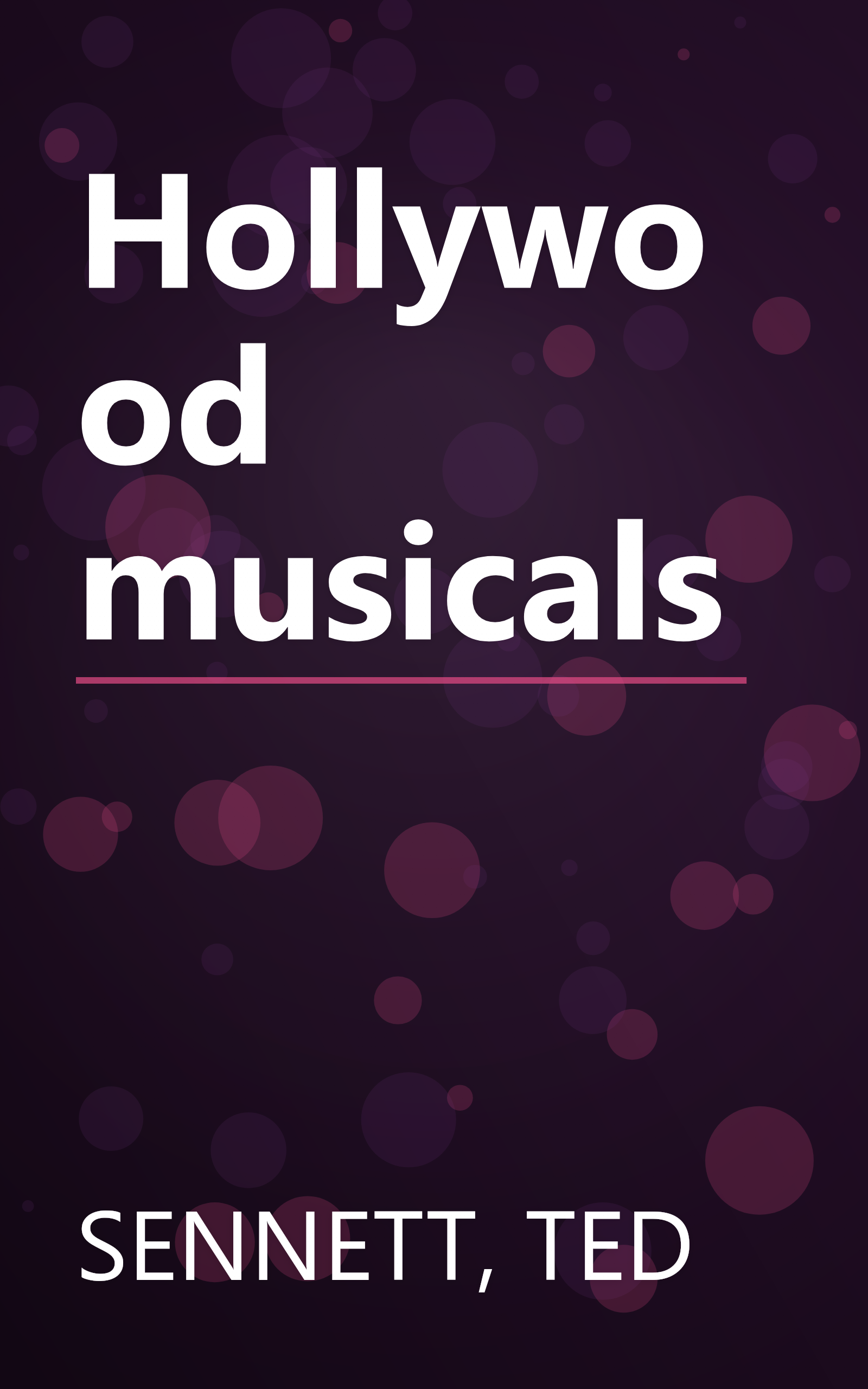 Hollywood musicals book cover