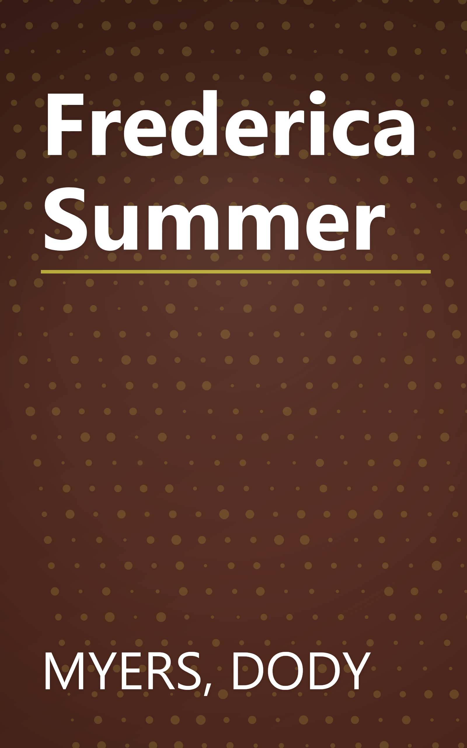 Frederica Summer book cover
