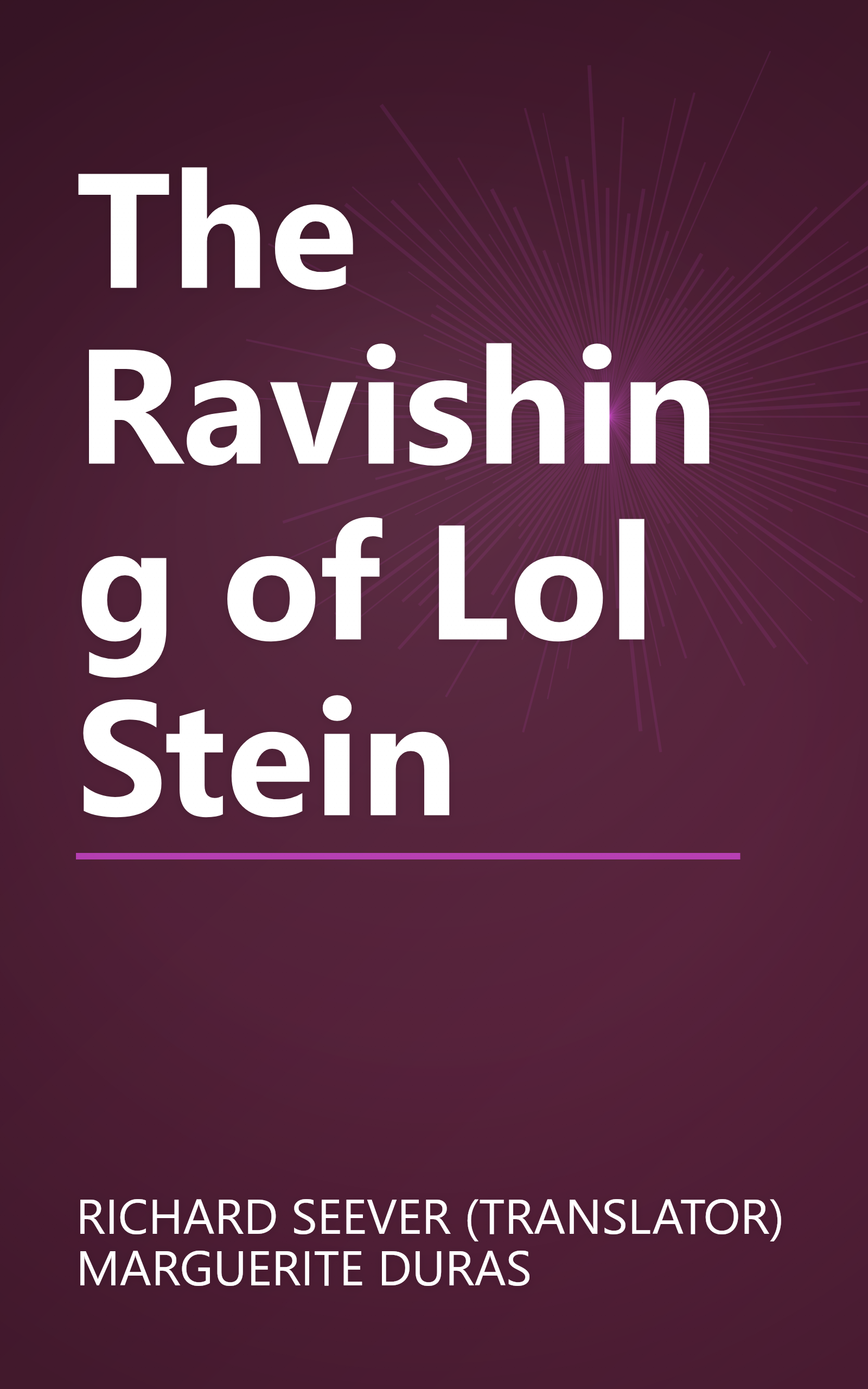 The Ravishing of Lol Stein book cover