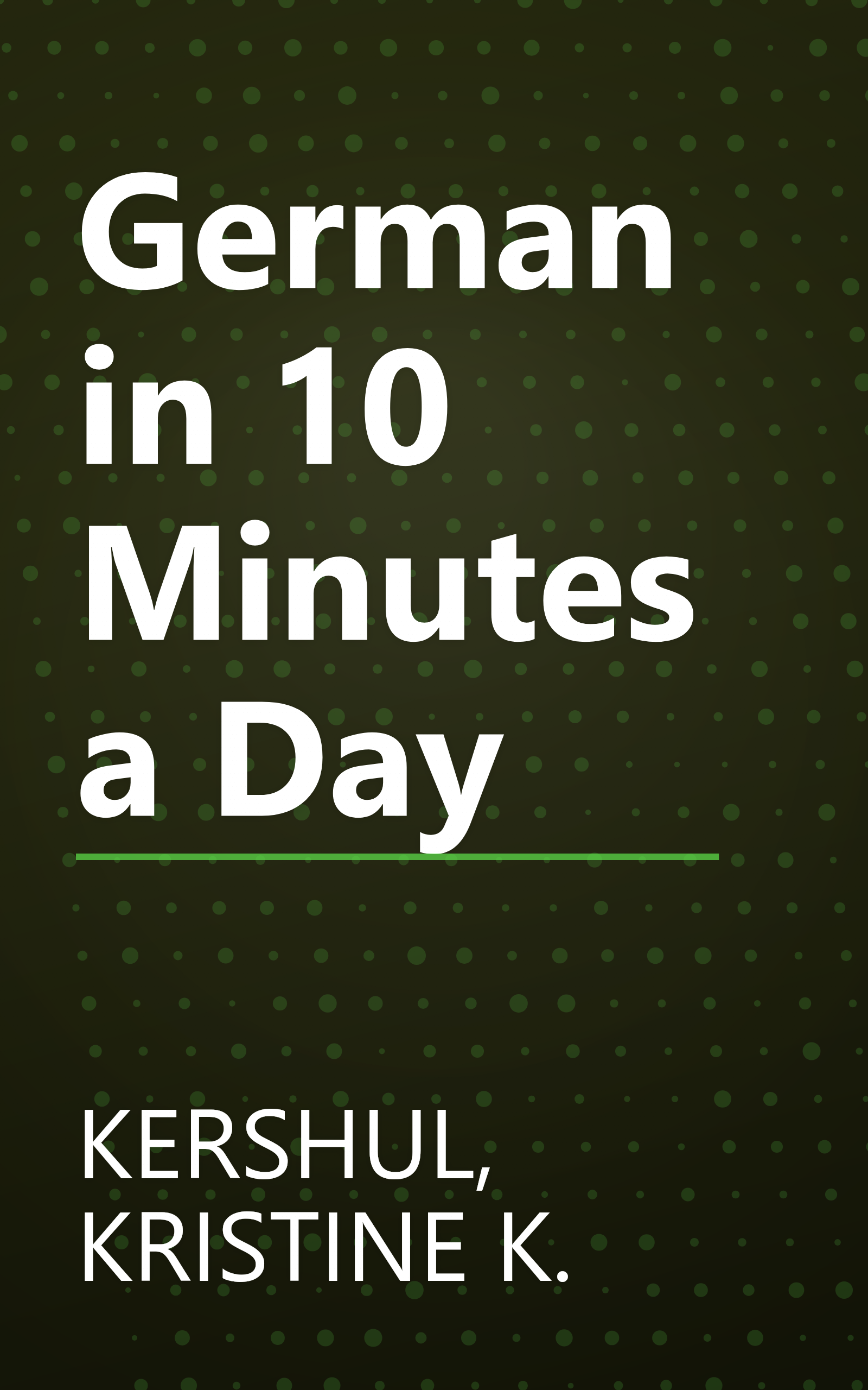 German in 10 Minutes a Day book cover