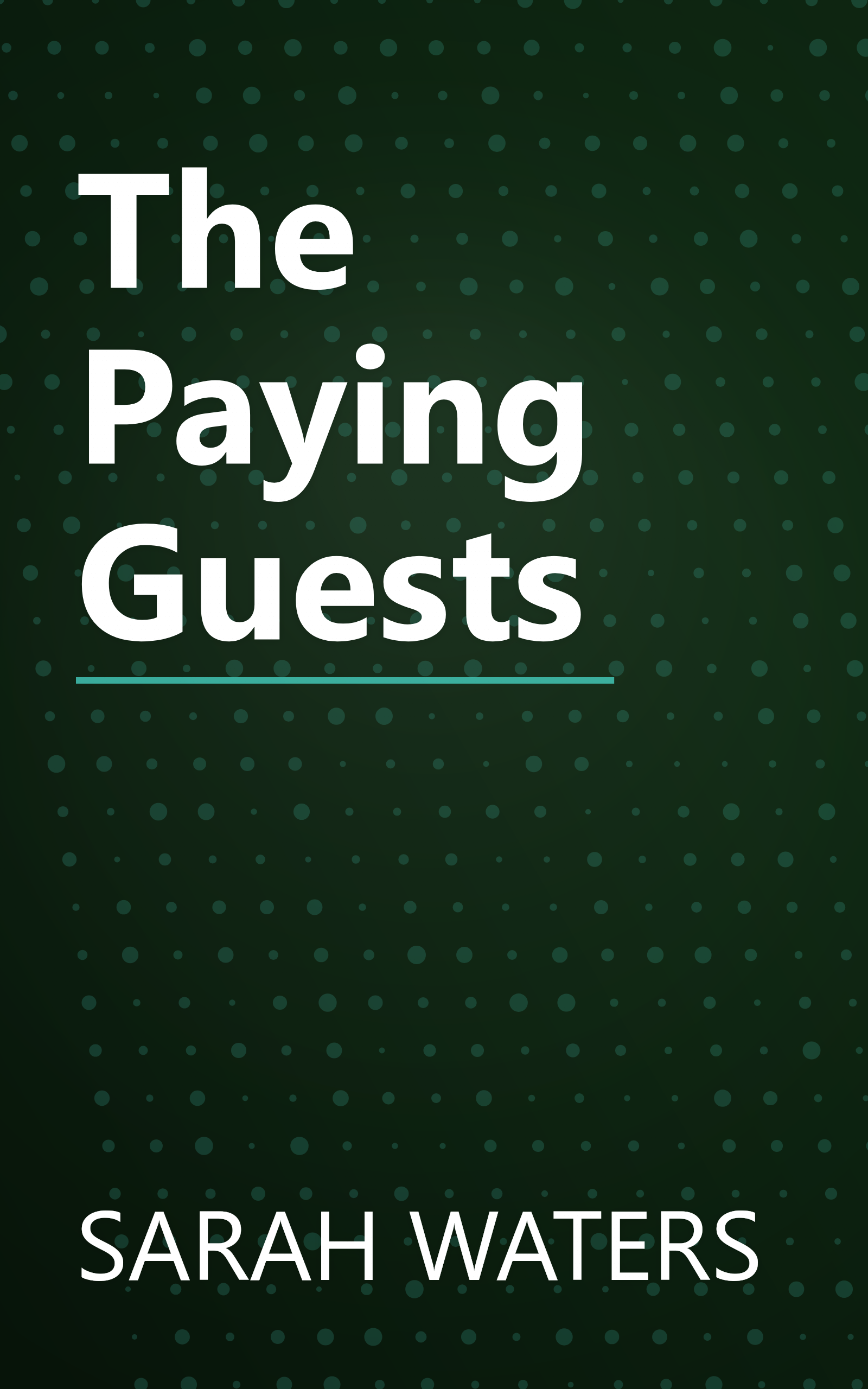 The Paying Guests book cover
