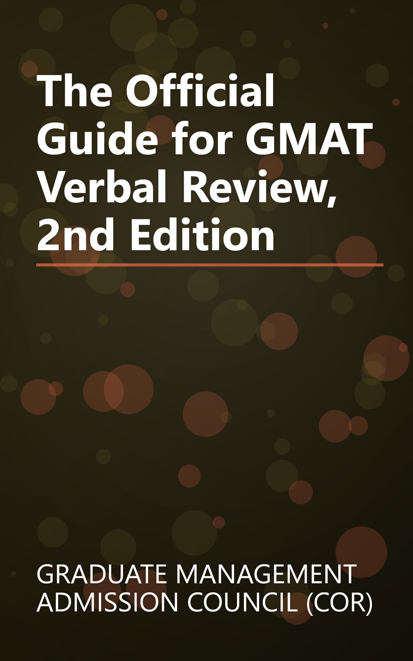 The Official Guide for GMAT Verbal Review, 2nd Edition book cover