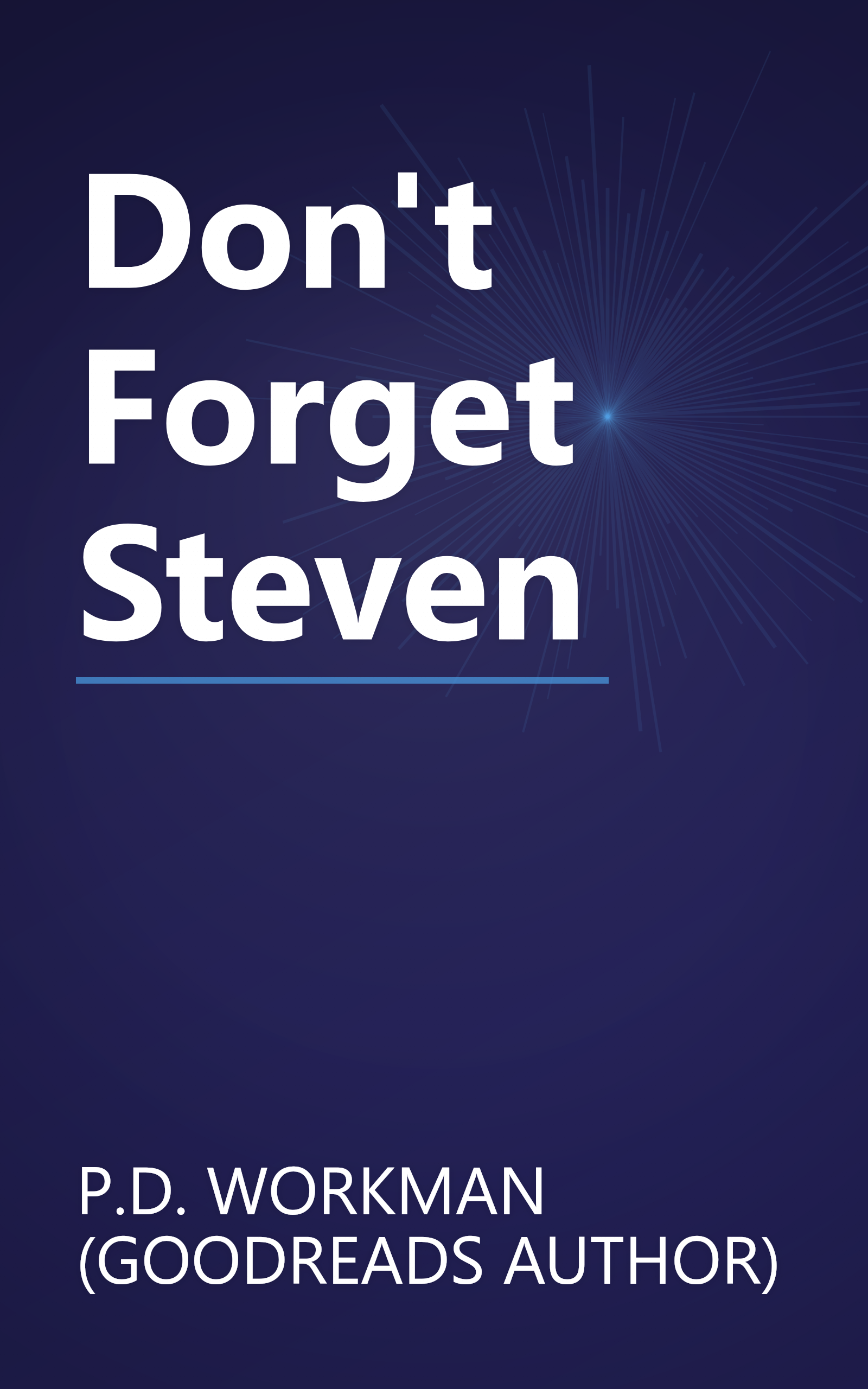 Don't Forget Steven book cover