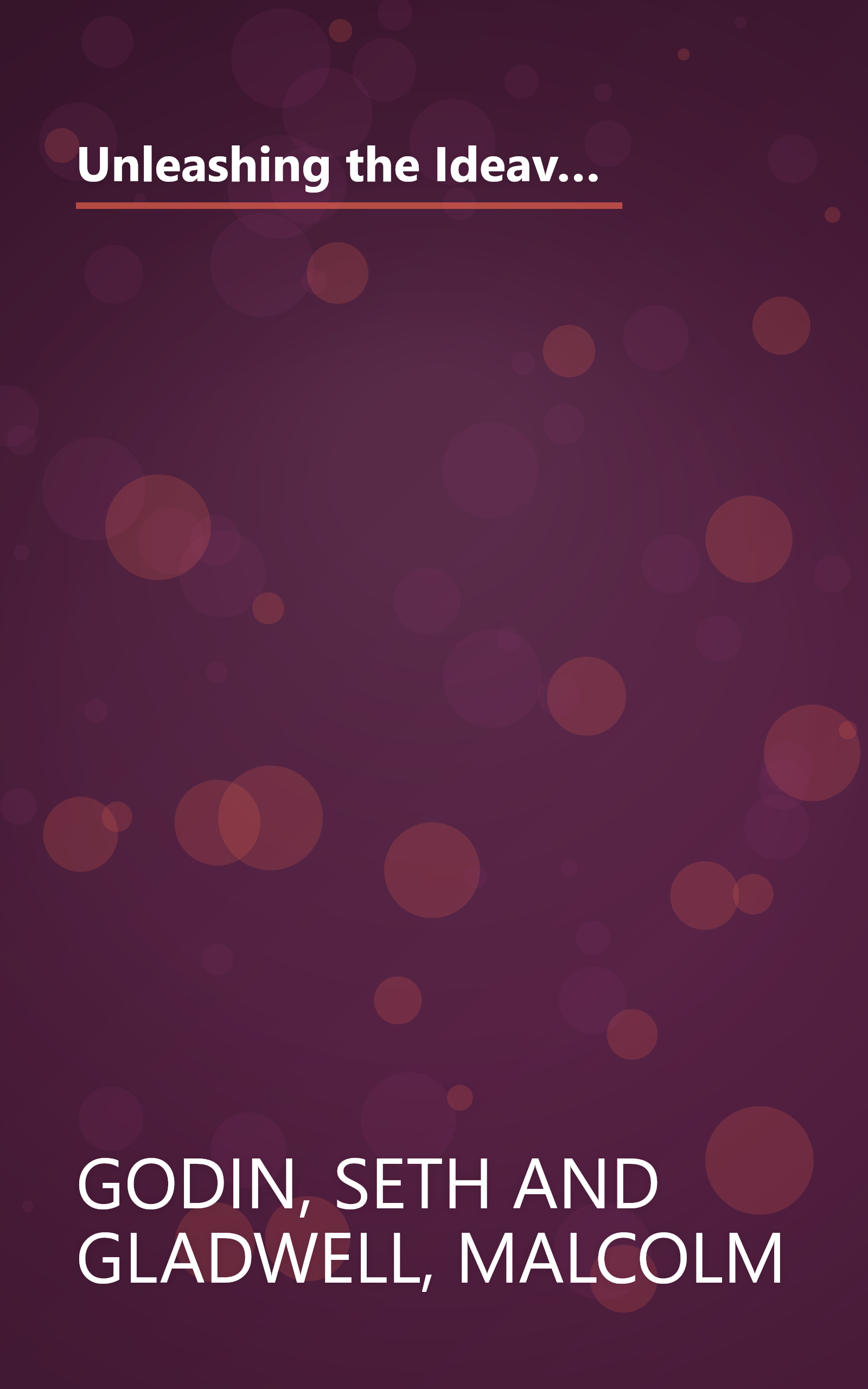 Unleashing the Ideavirus: Stop Marketing AT People! Turn Your Ideas into Epidemics by Helping Your Customers Do the Marketing thing for You. book cover