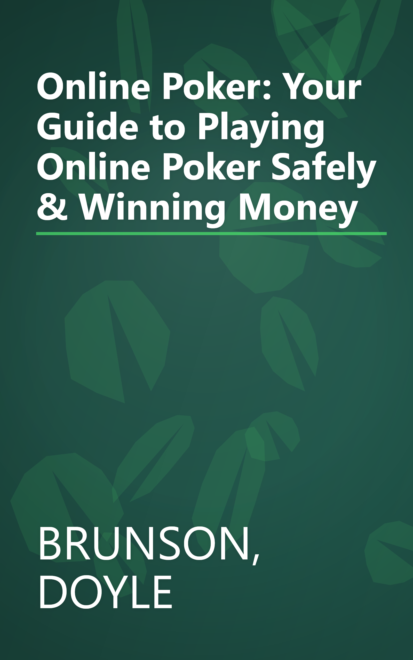 Online Poker: Your Guide to Playing Online Poker Safely & Winning Money book cover