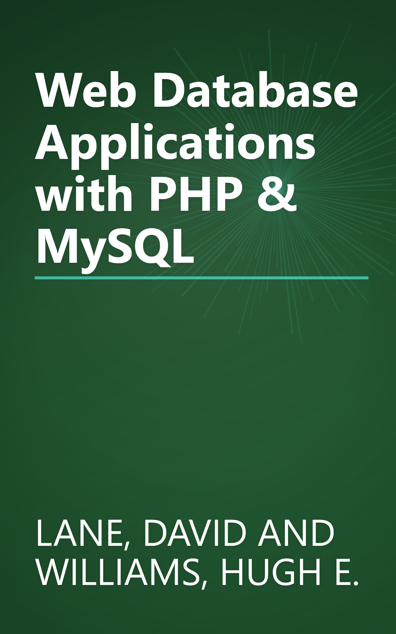 Web Database Applications with PHP & MySQL book cover