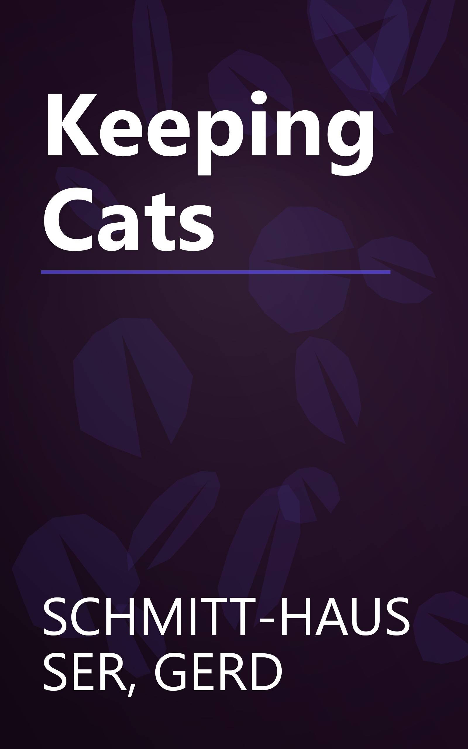 Keeping Cats book cover