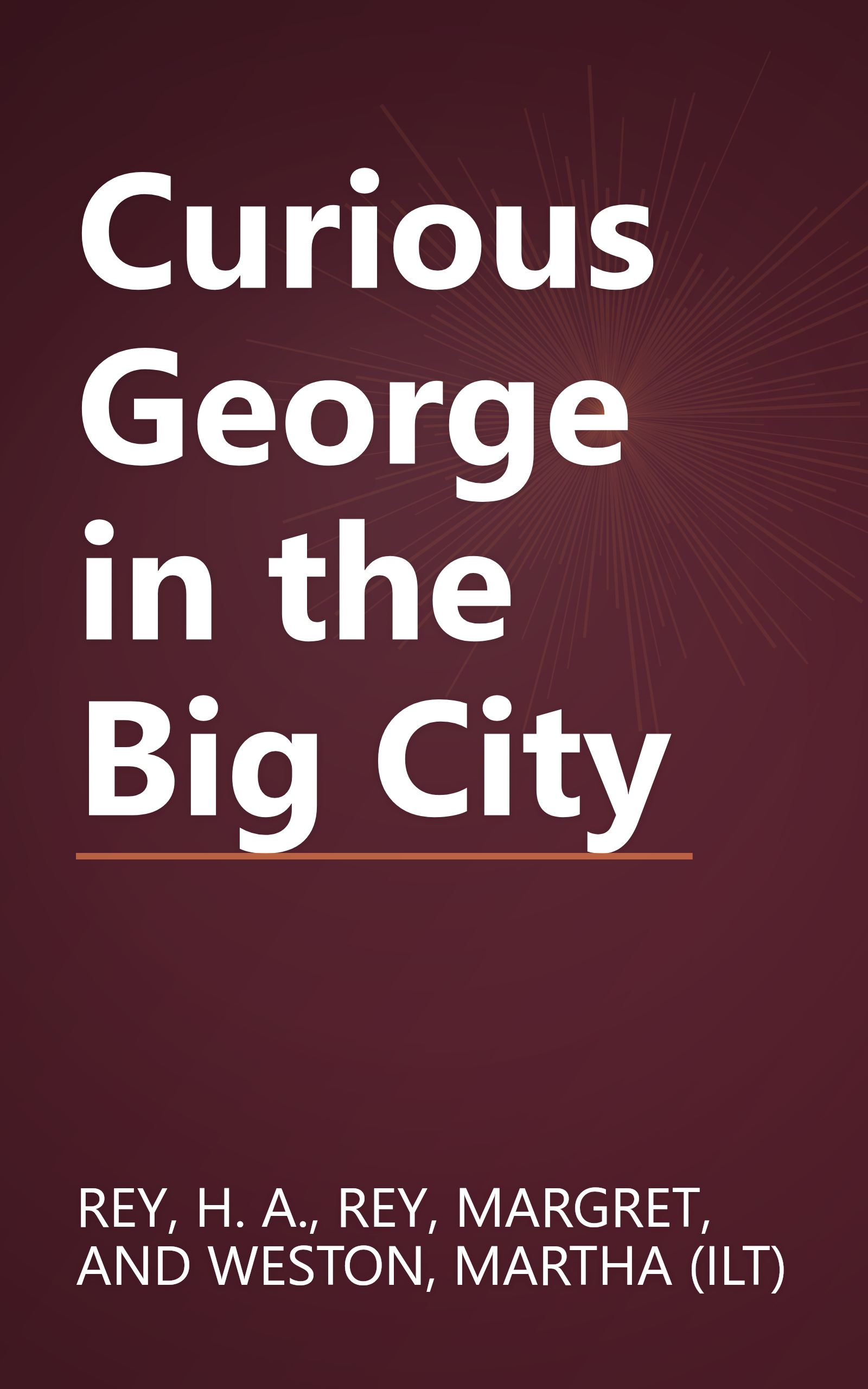 Curious George in the Big City book cover