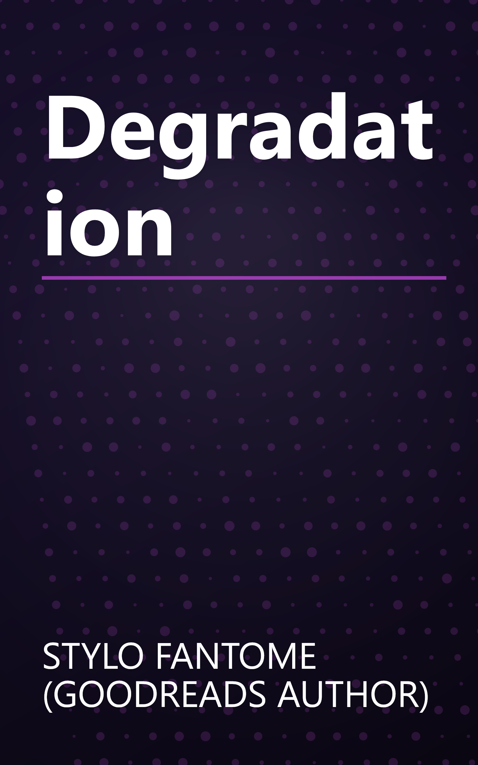 Degradation book cover