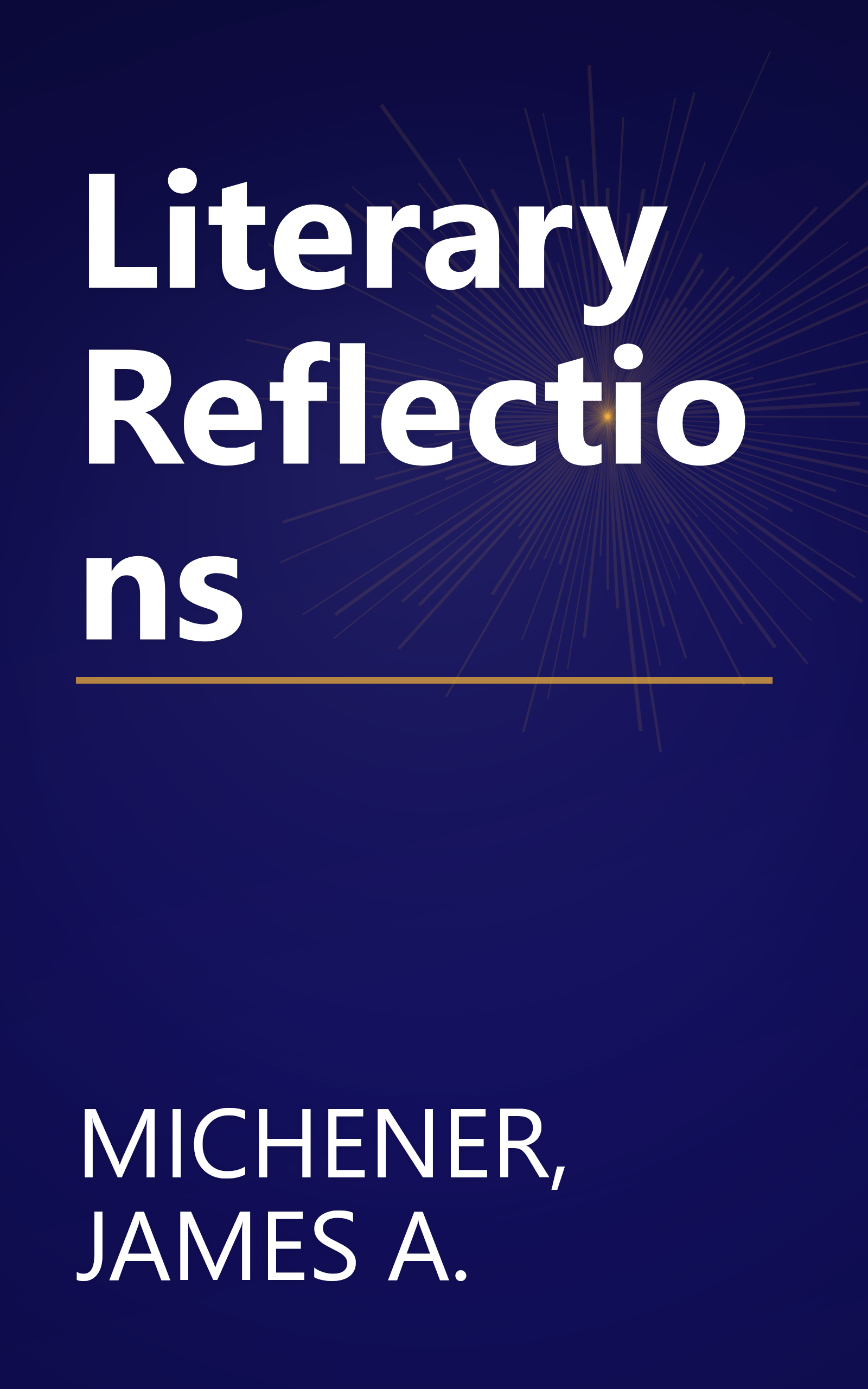 Literary Reflections book cover
