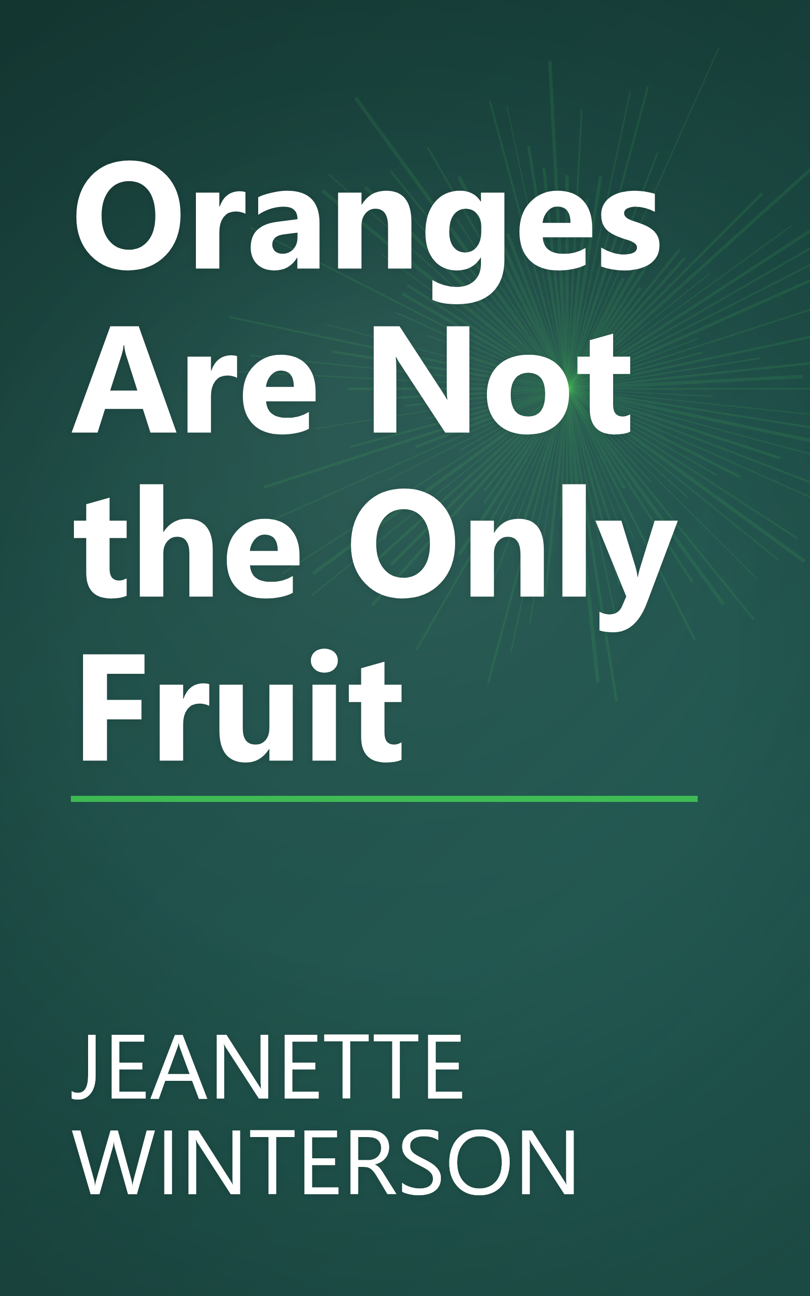 Oranges Are Not the Only Fruit book cover