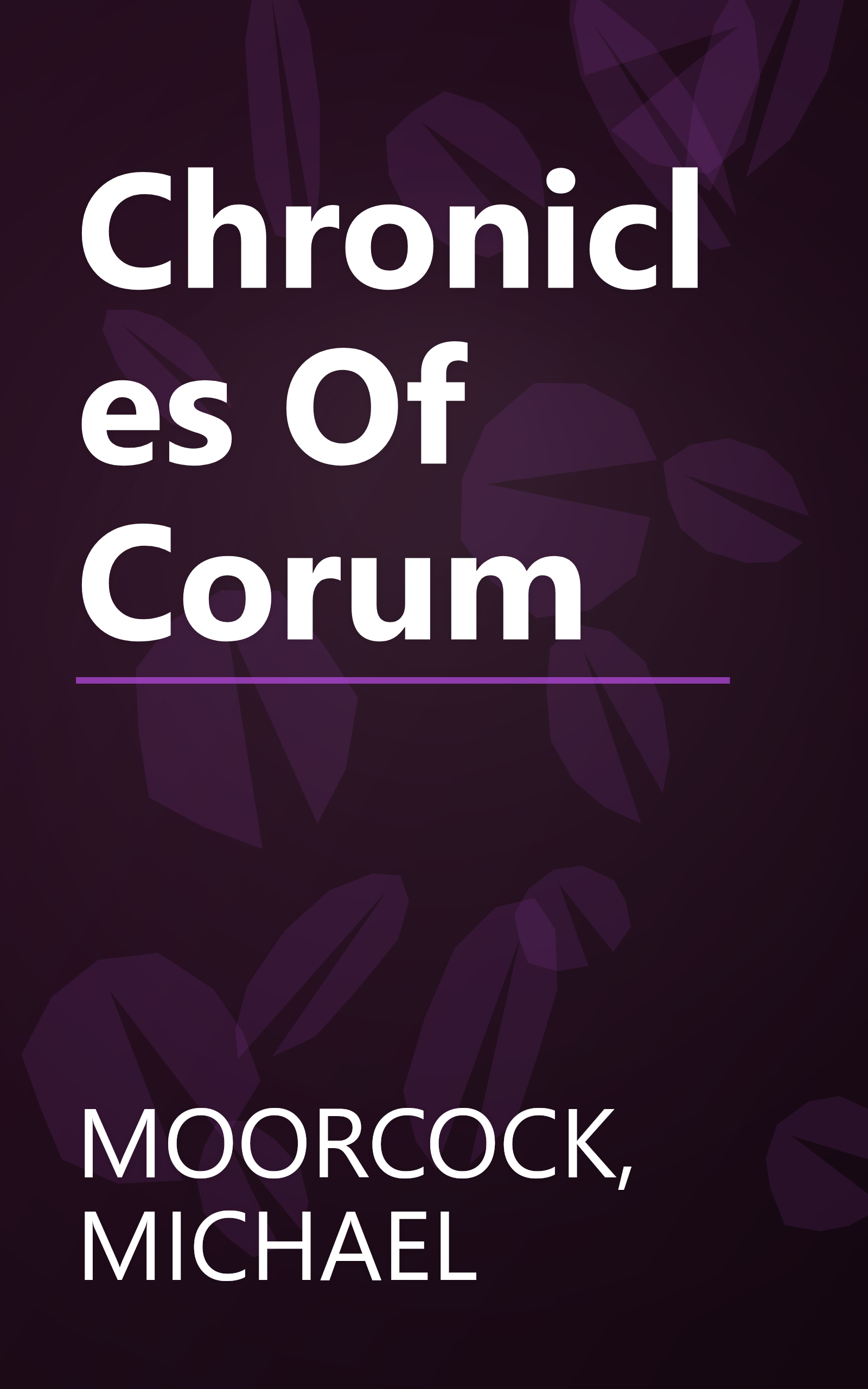 Chronicles Of Corum book cover