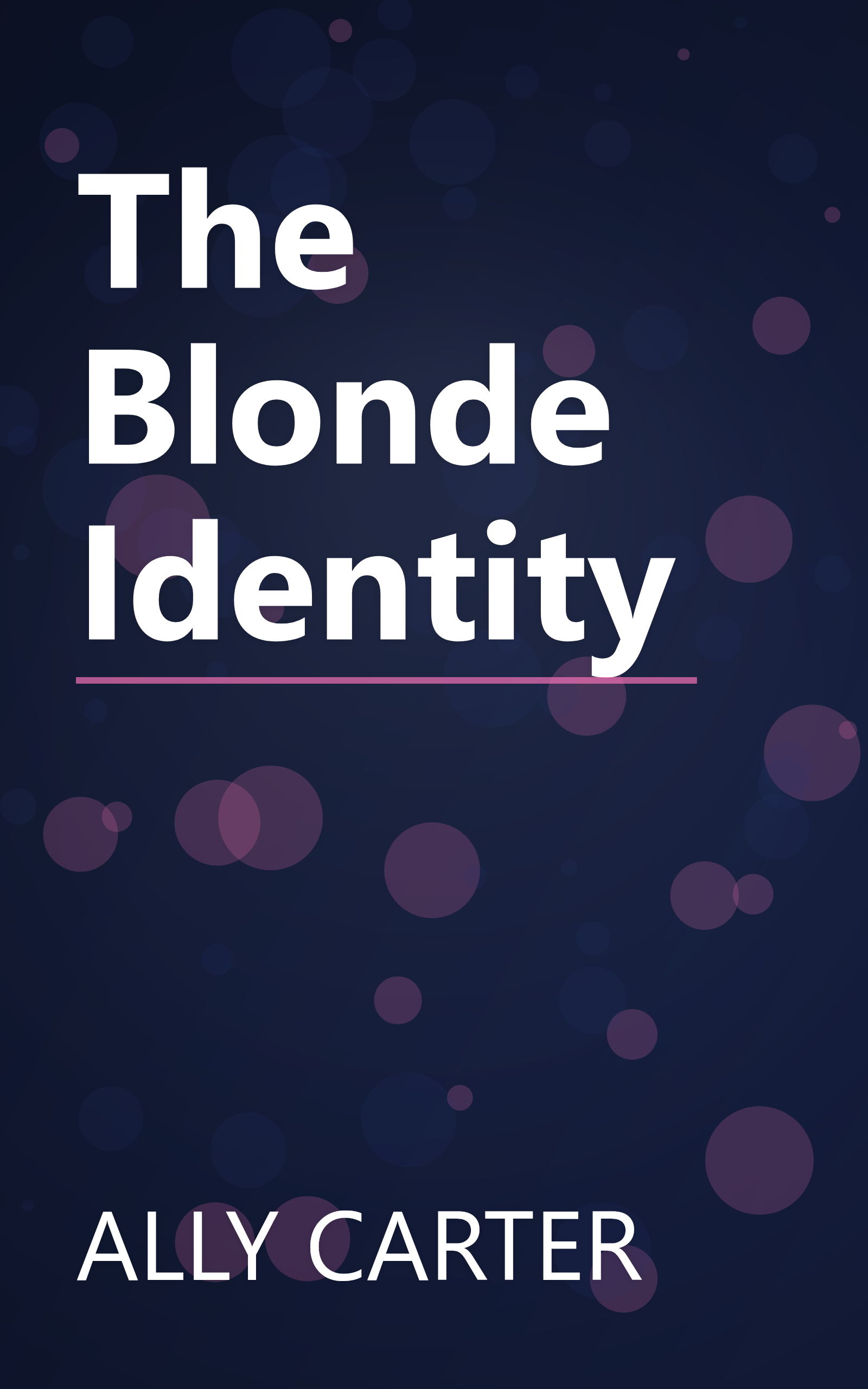 The Blonde Identity book cover