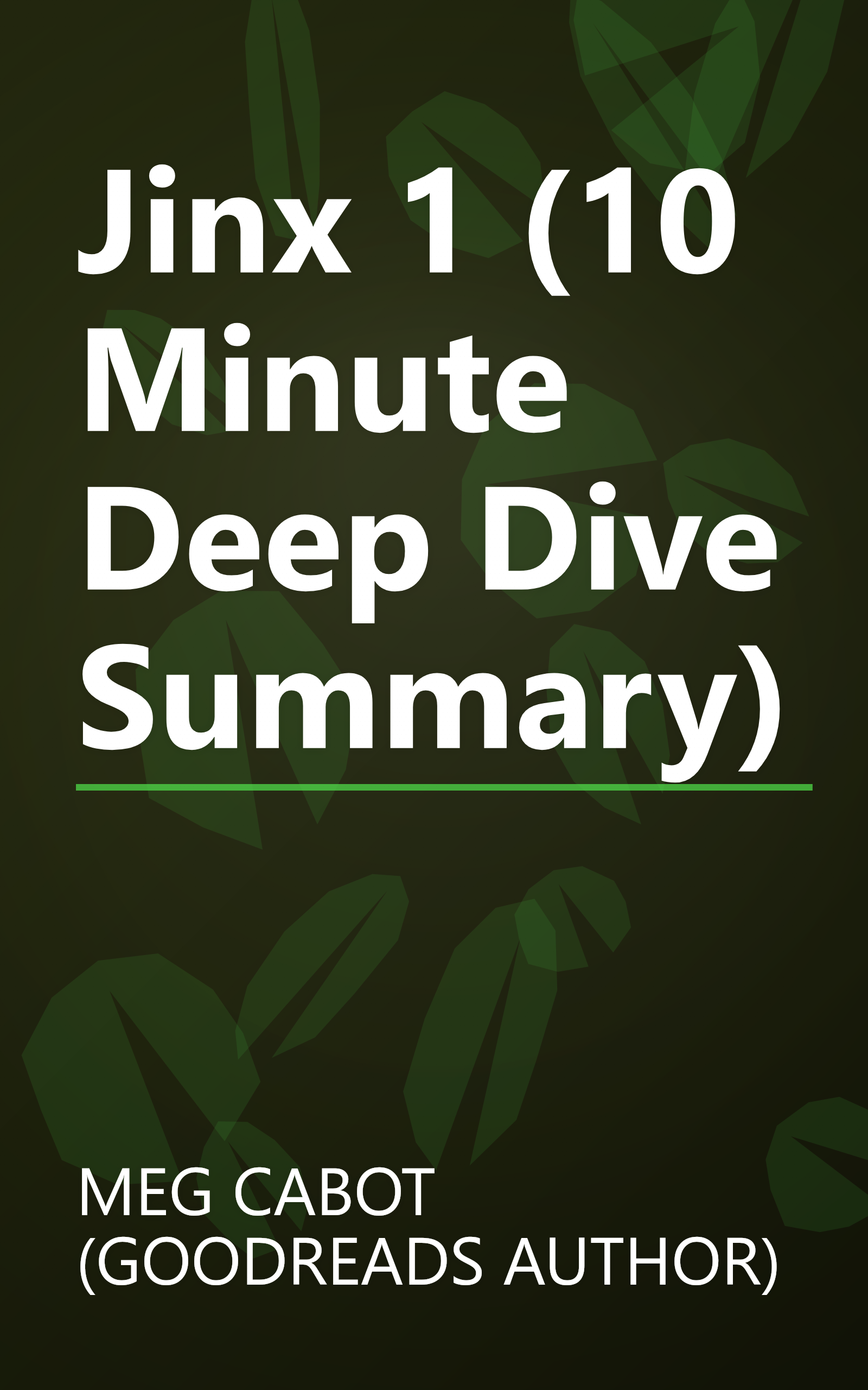 Jinx 1 (10 Minute   Deep Dive Summary) book cover