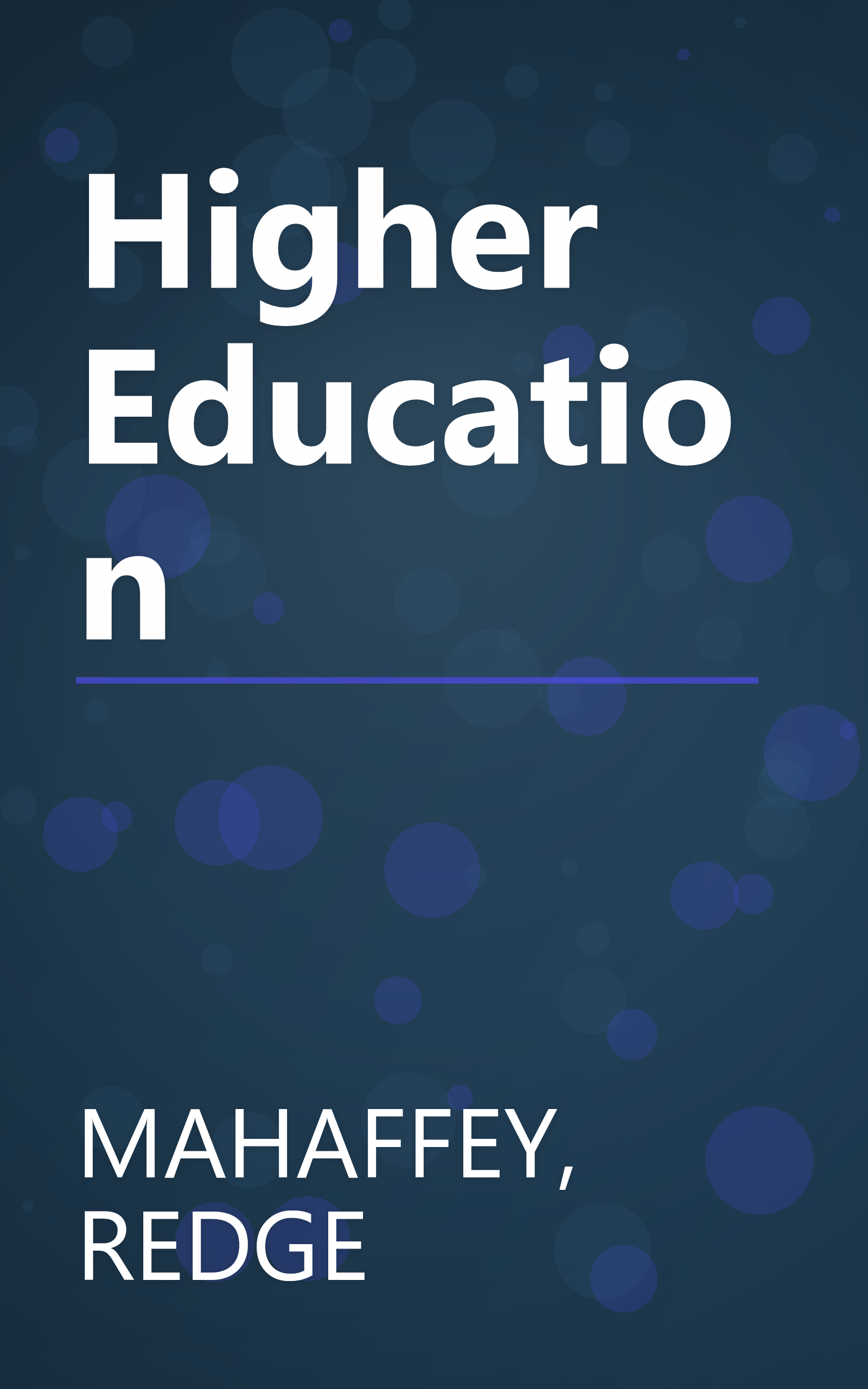 Higher Education book cover