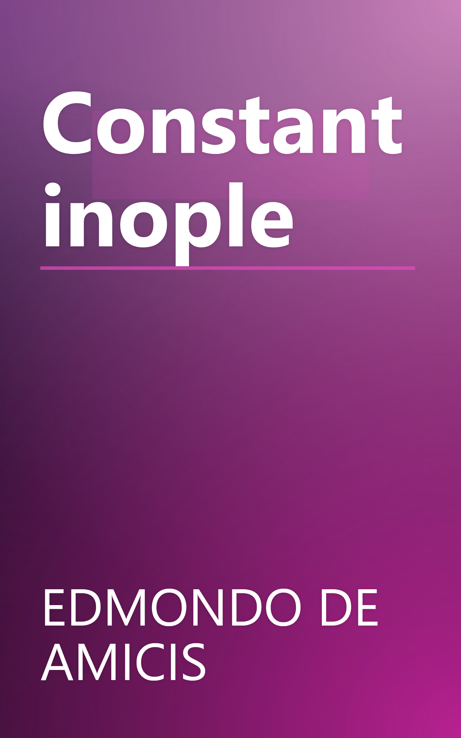 Constantinople book cover