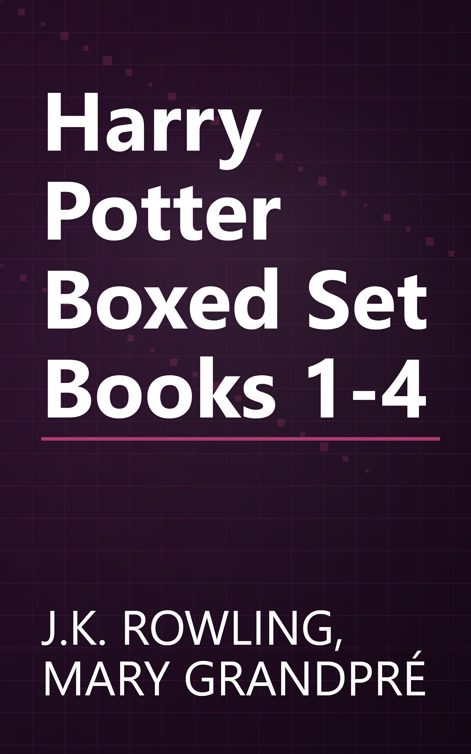 Harry Potter Boxed Set Books 1-4 book cover