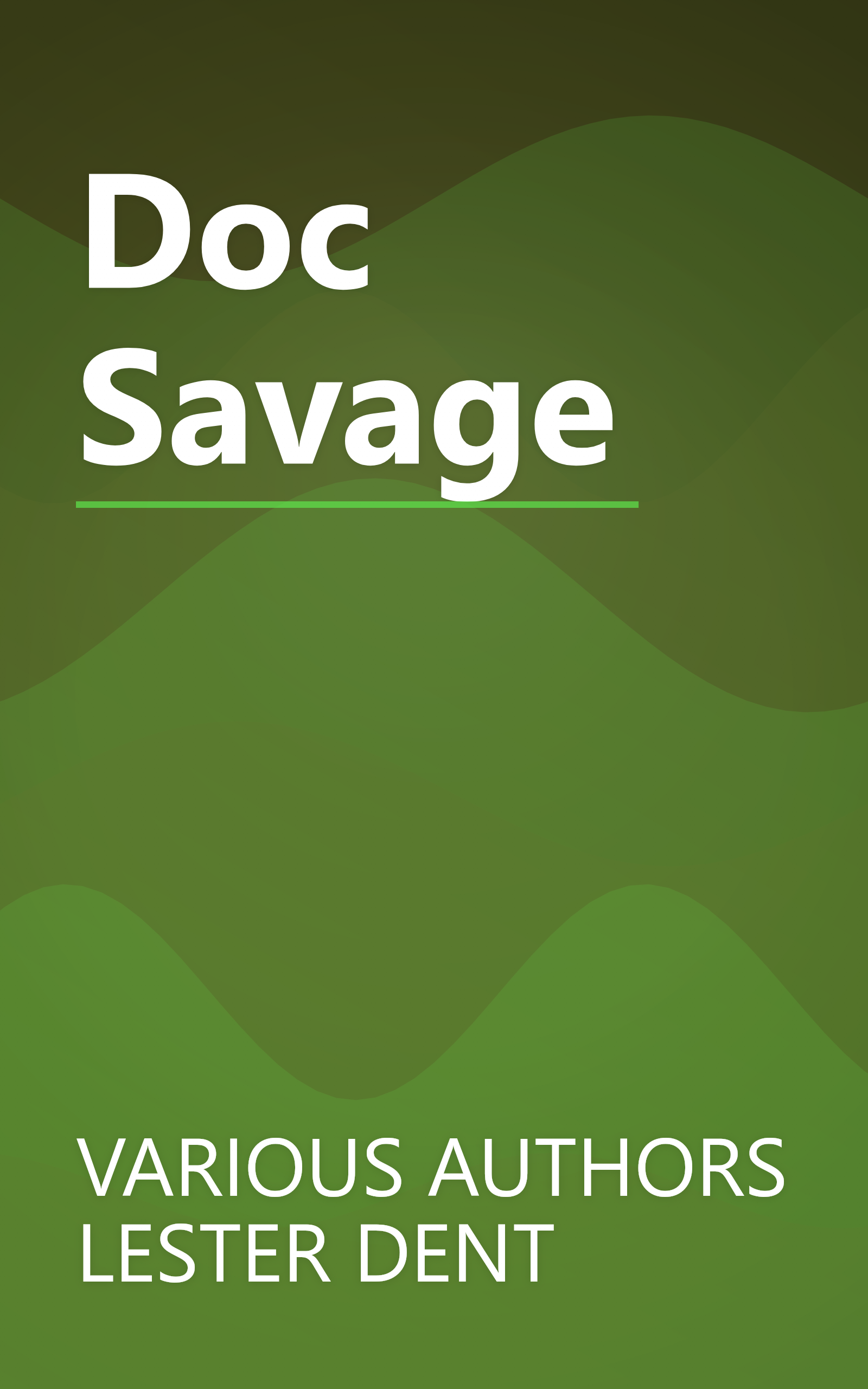 Doc Savage book cover