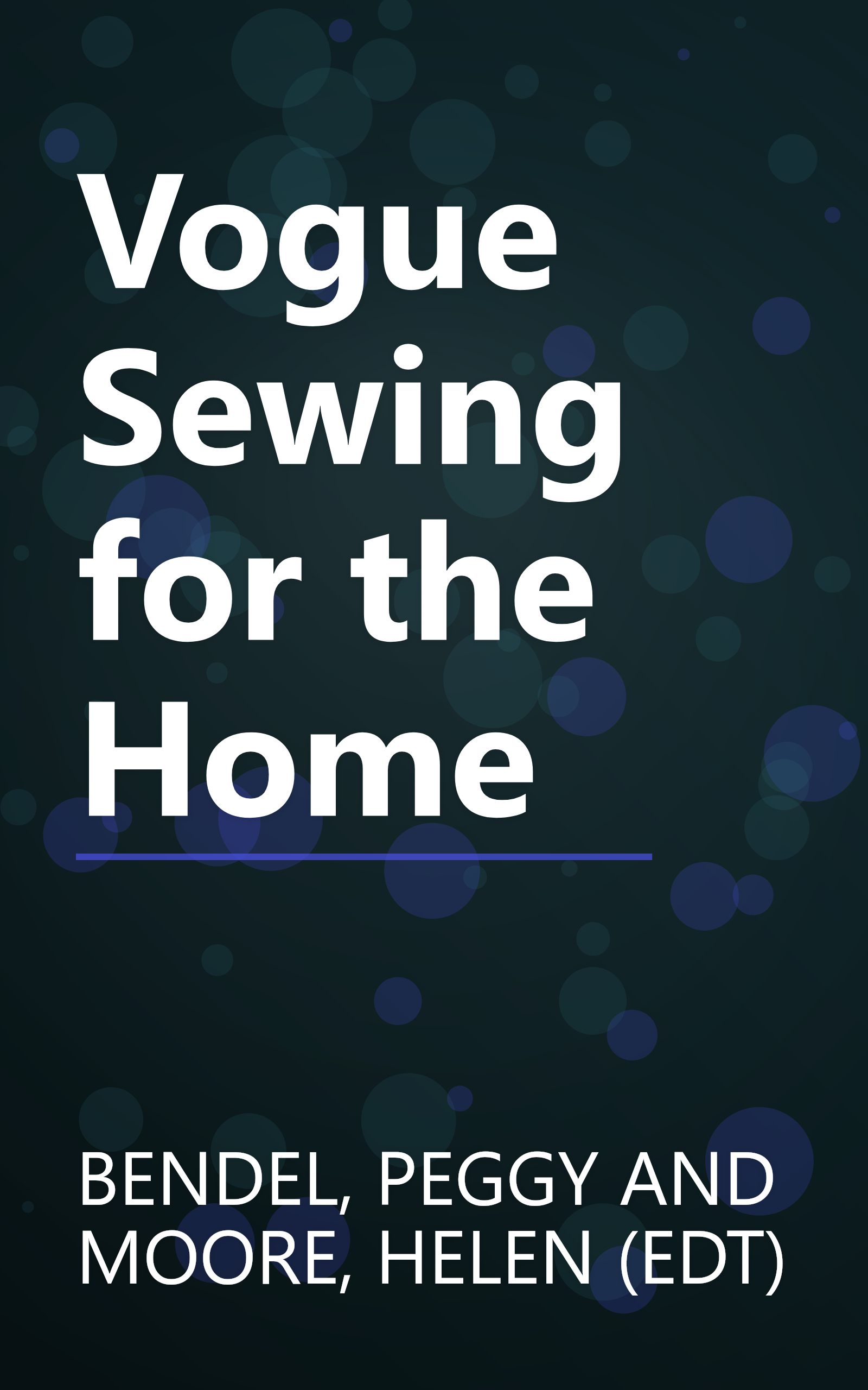 Vogue Sewing for the Home book cover