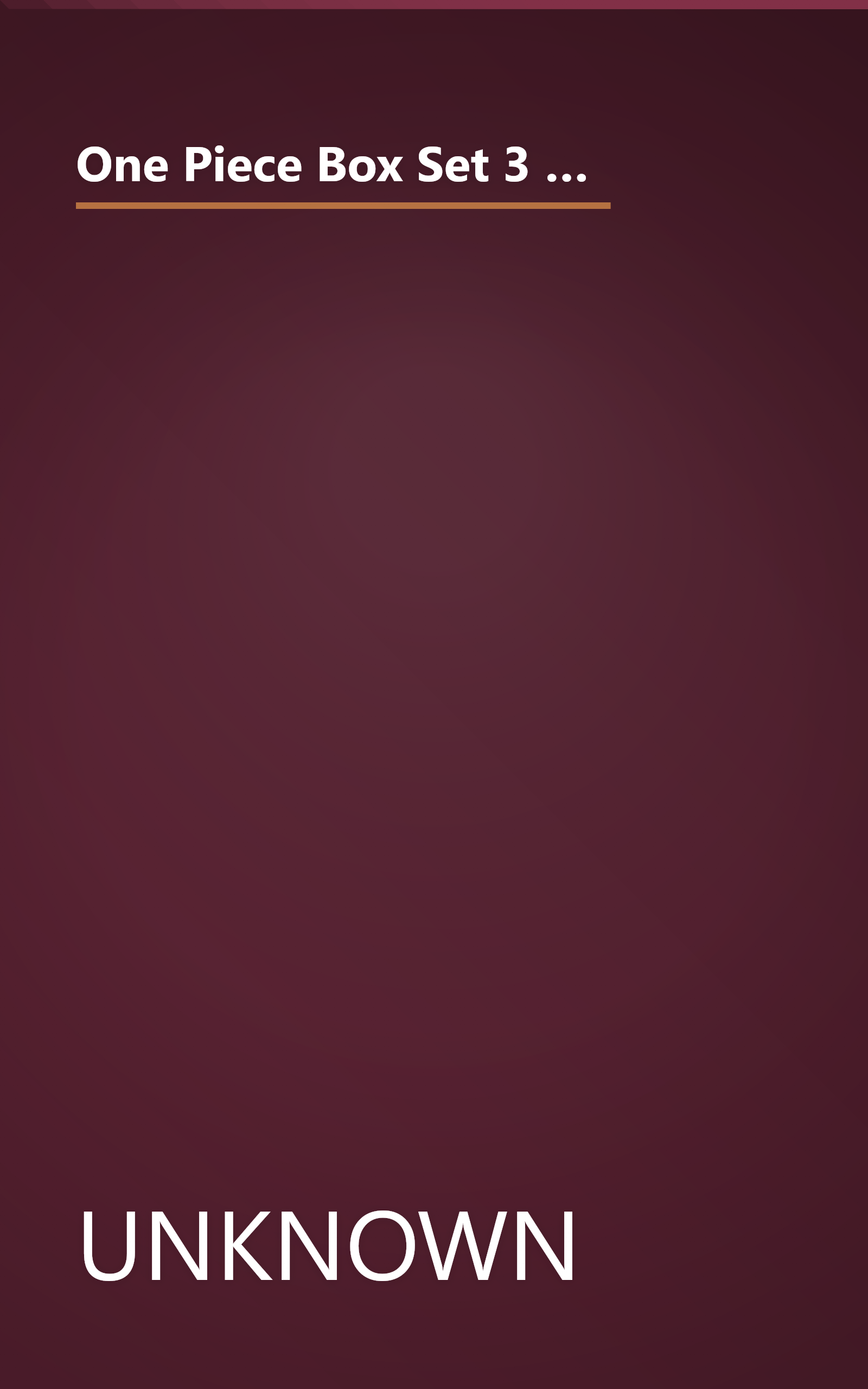 One Piece Box Set 3  Thriller Bark To New World  Volumes 47 70 With Premium  Thriller Bark To New Wo (6 Minute   Expanded Summary) book cover