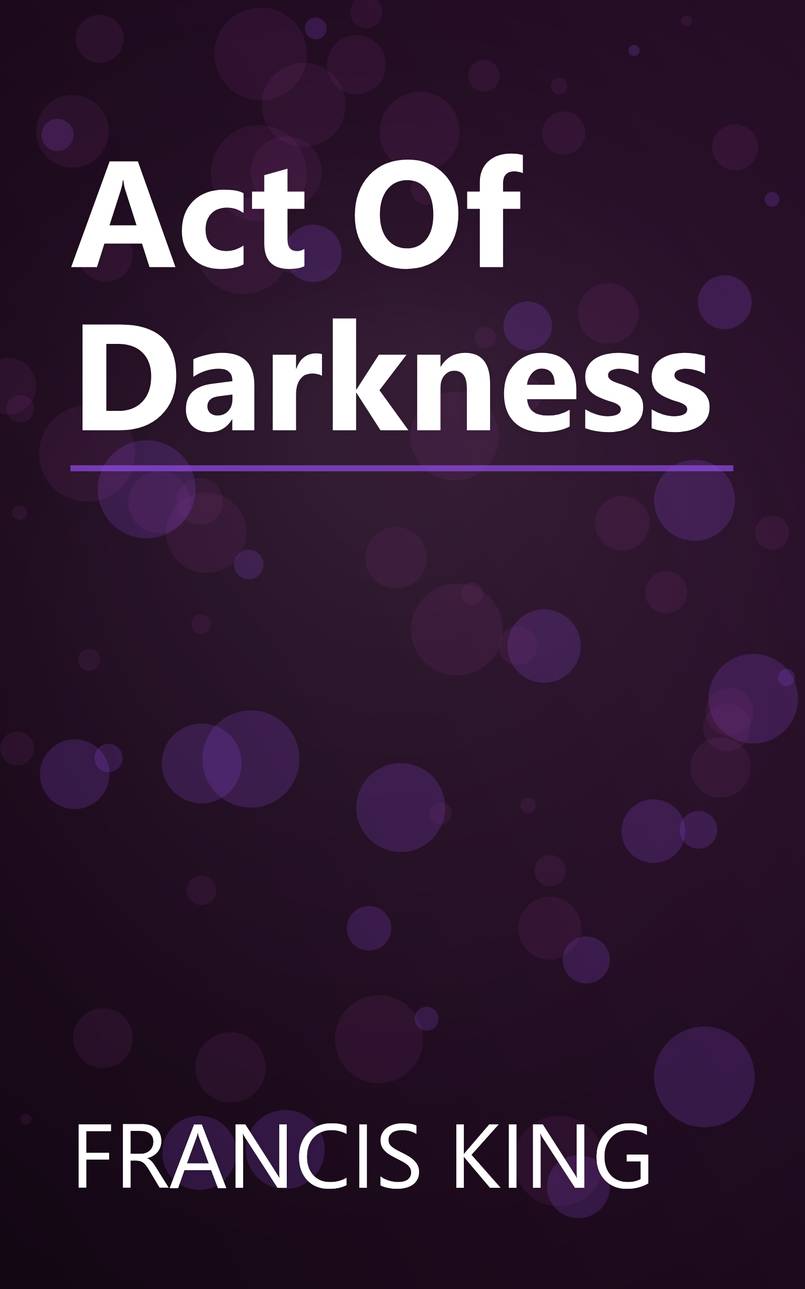 Act Of Darkness book cover