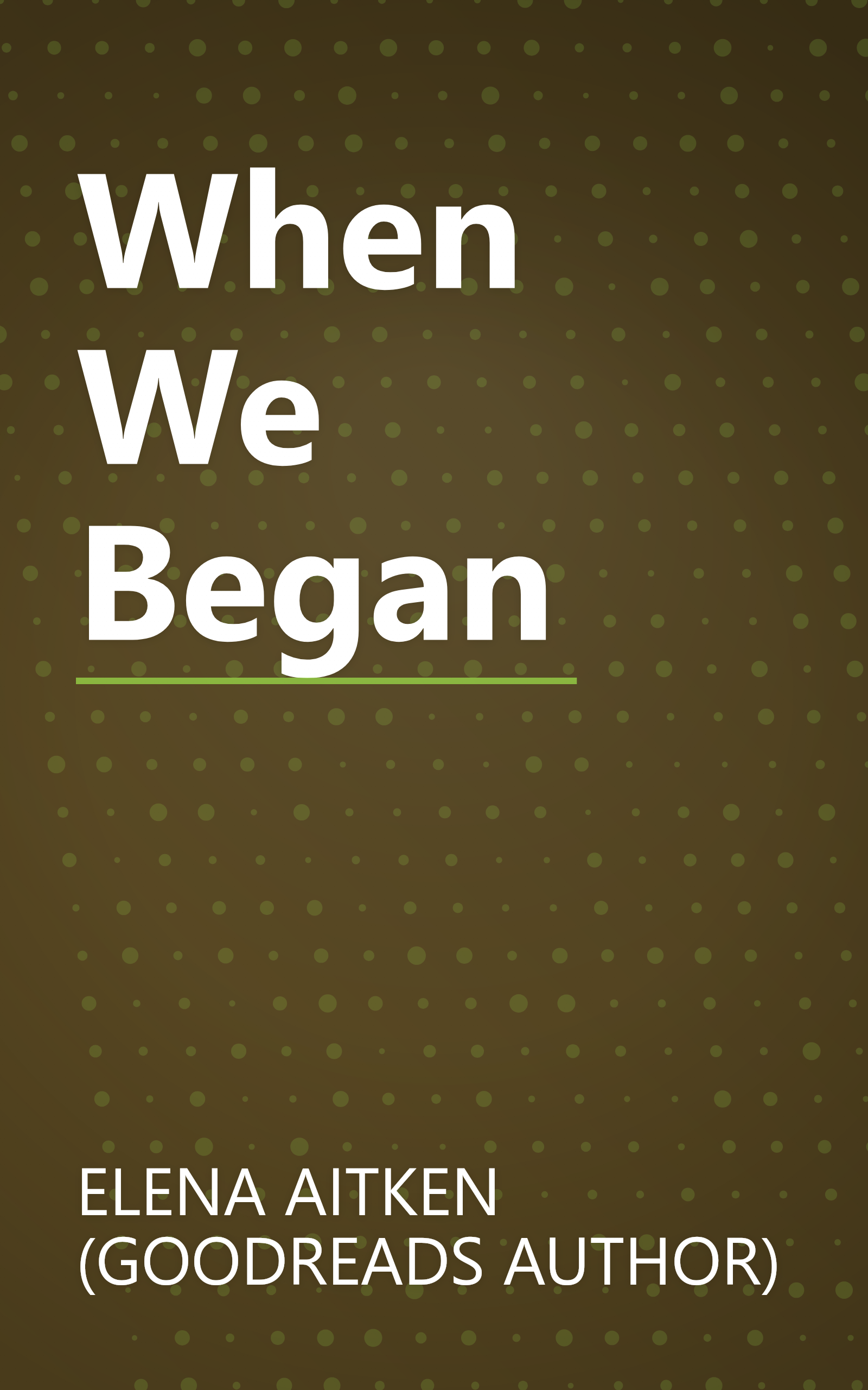 When We Began book cover