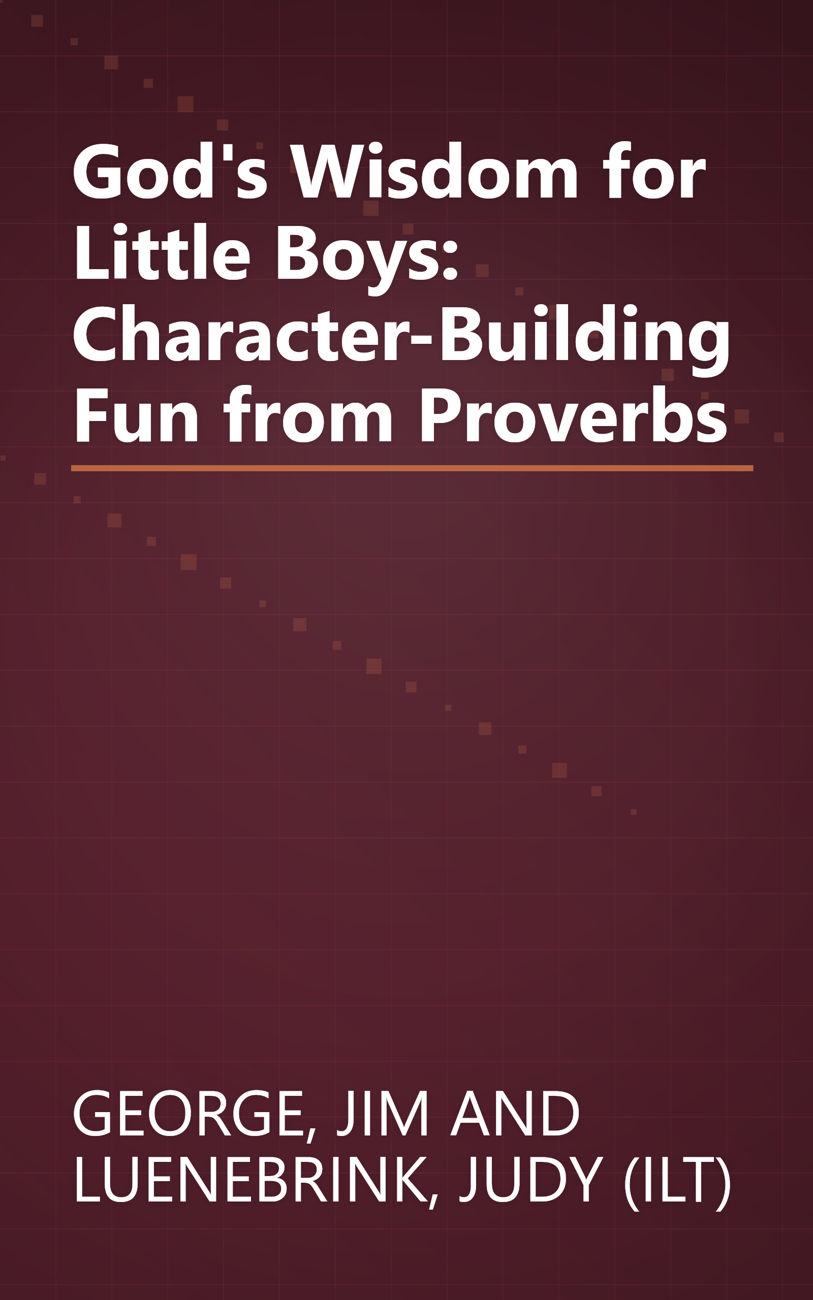 God's Wisdom for Little Boys: Character-Building Fun from Proverbs book cover