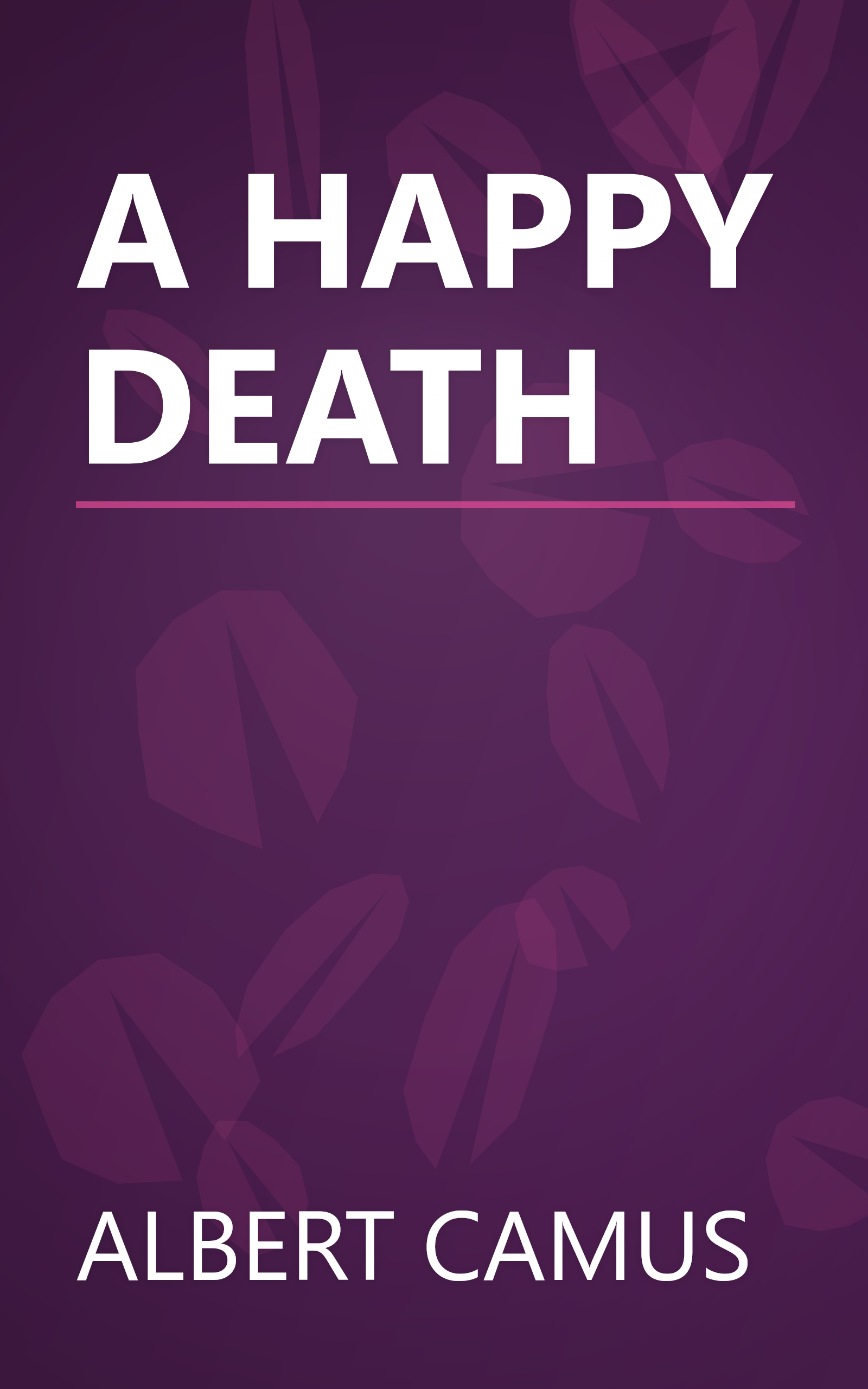 A HAPPY DEATH book cover