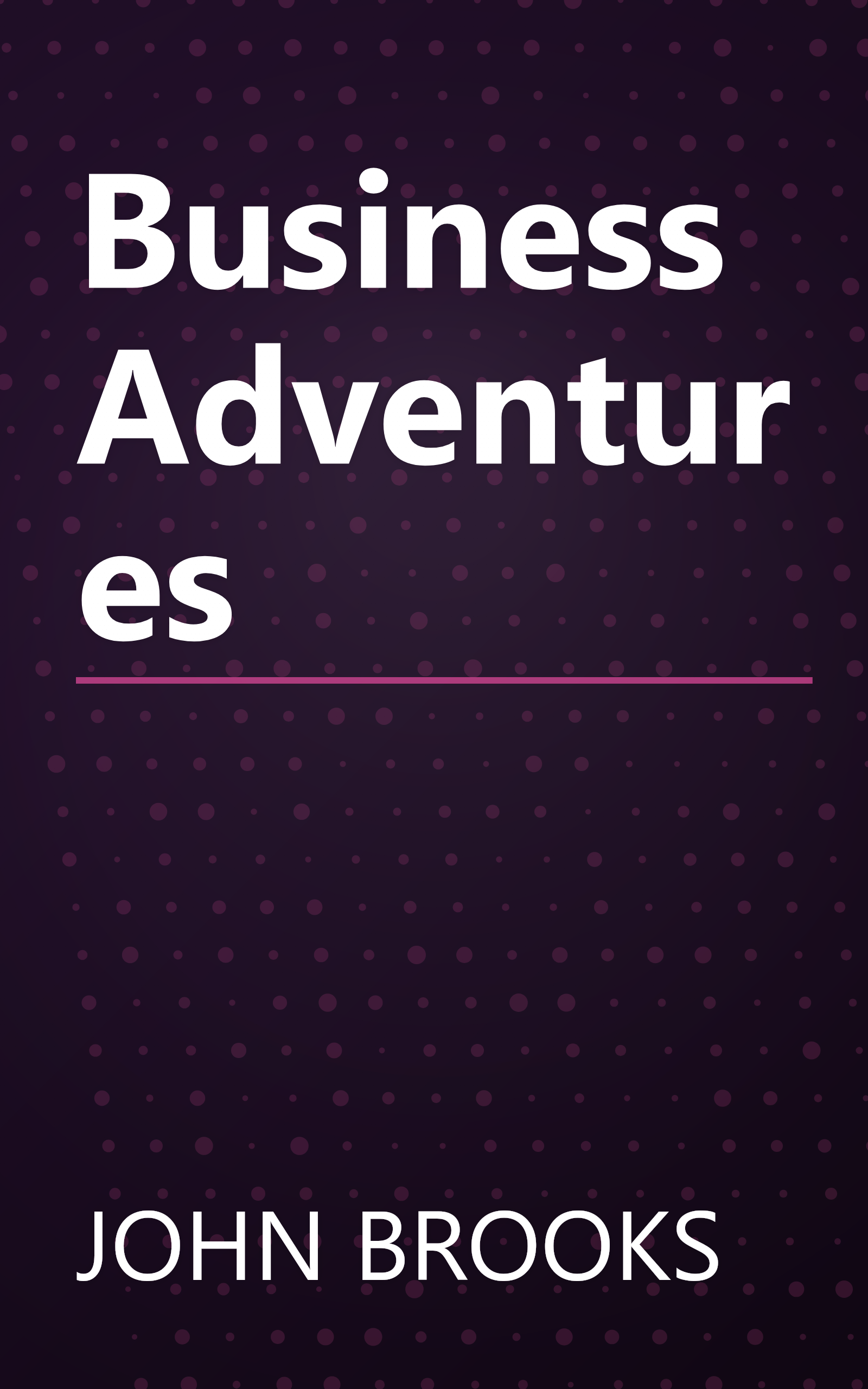 Business Adventures book cover