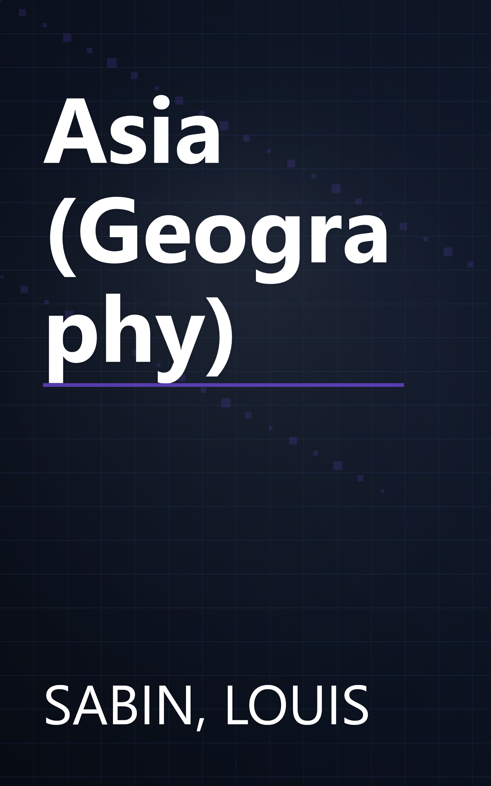 Asia (Geography) book cover