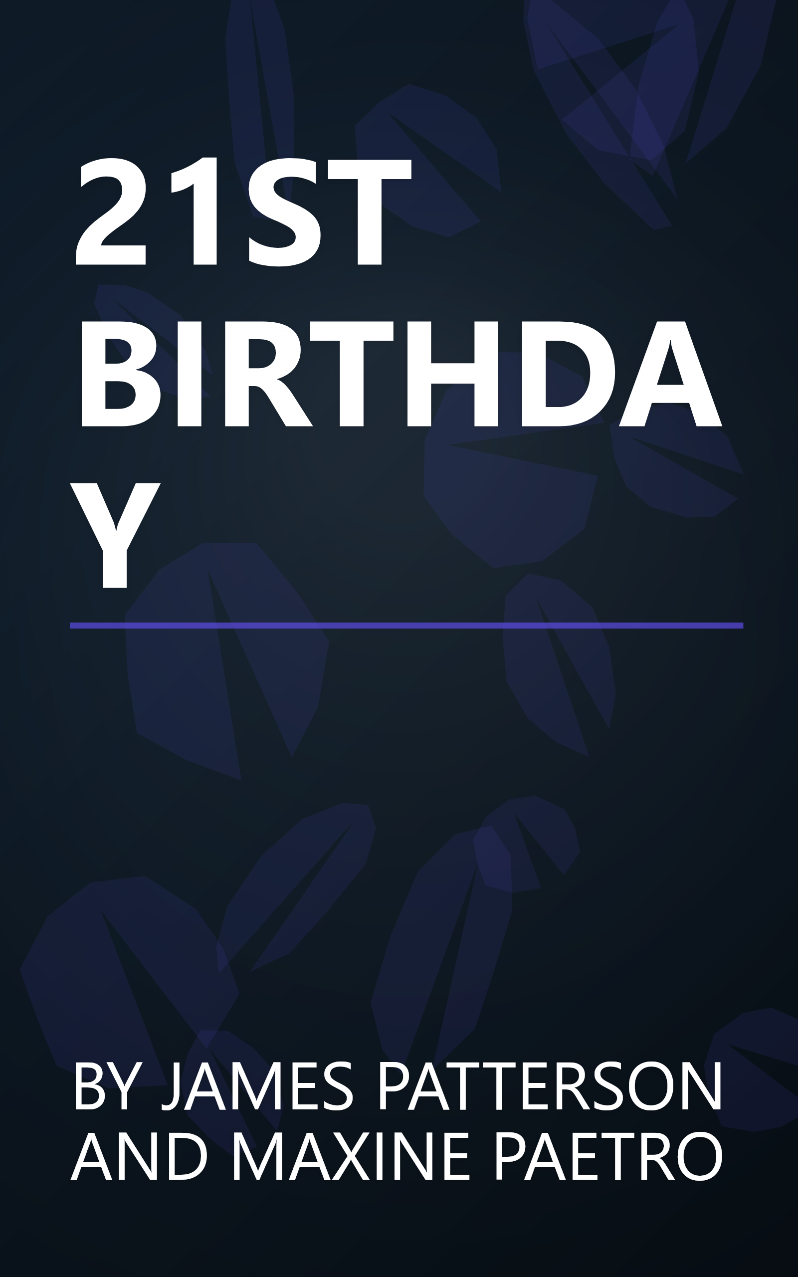 21ST BIRTHDAY book cover