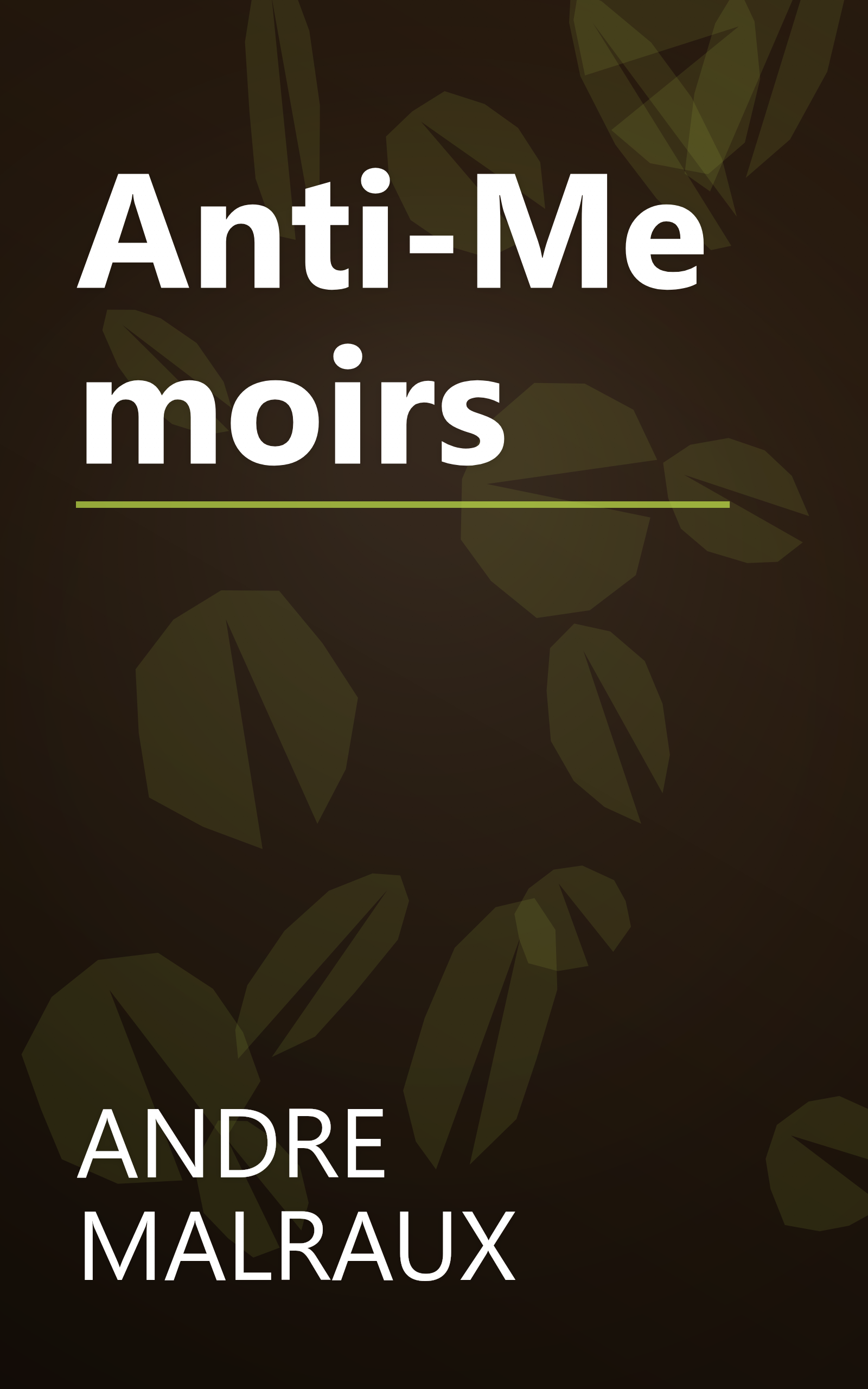 Anti-Memoirs book cover