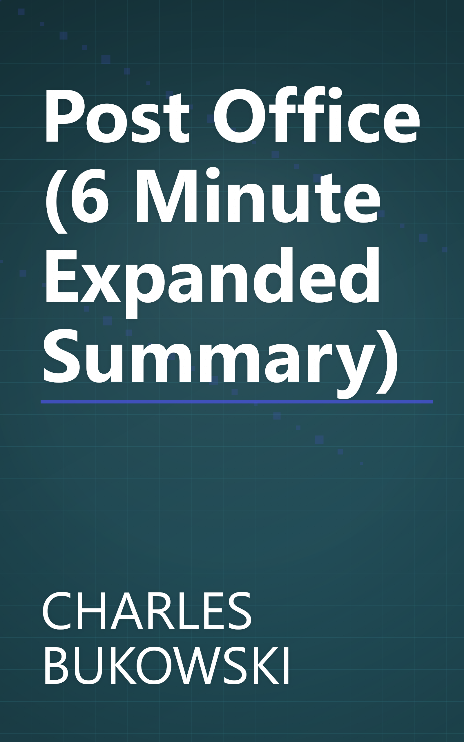 Post Office (6 Minute   Expanded Summary) book cover