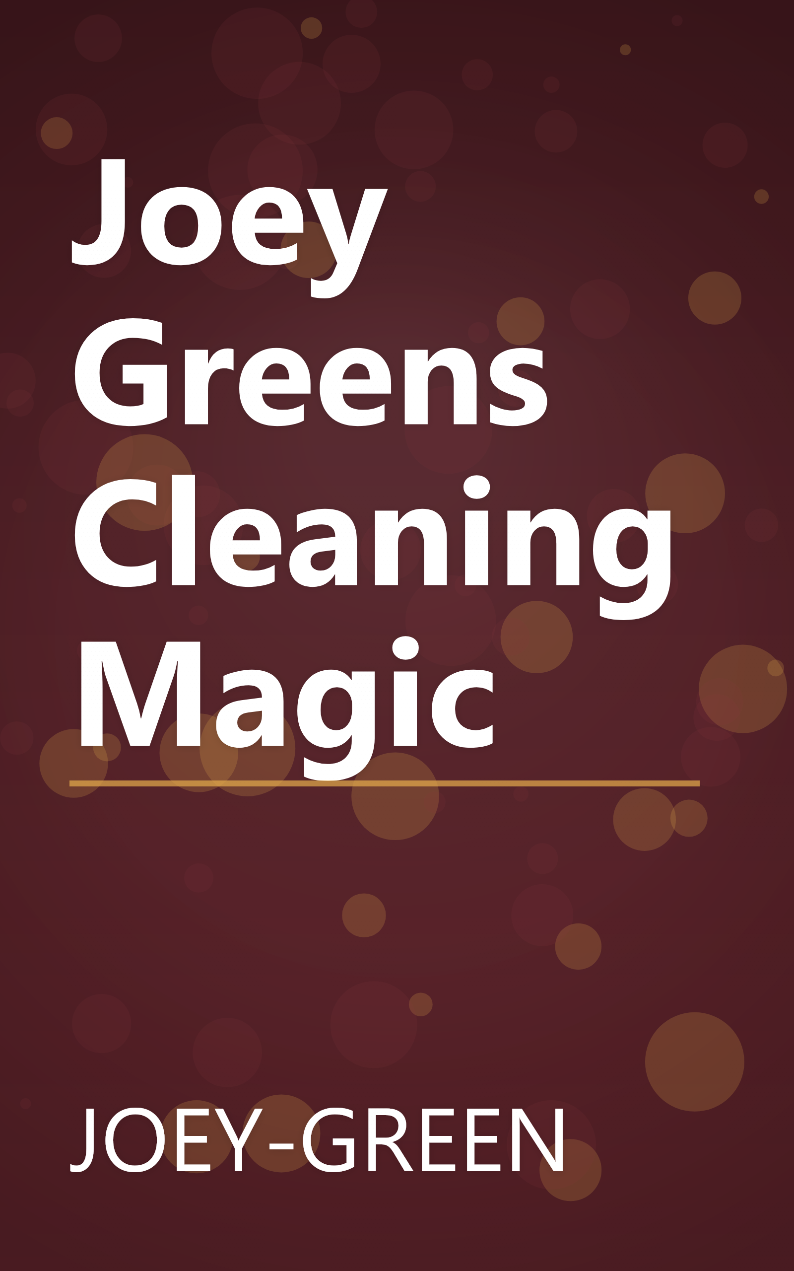 Joey Greens Cleaning Magic book cover