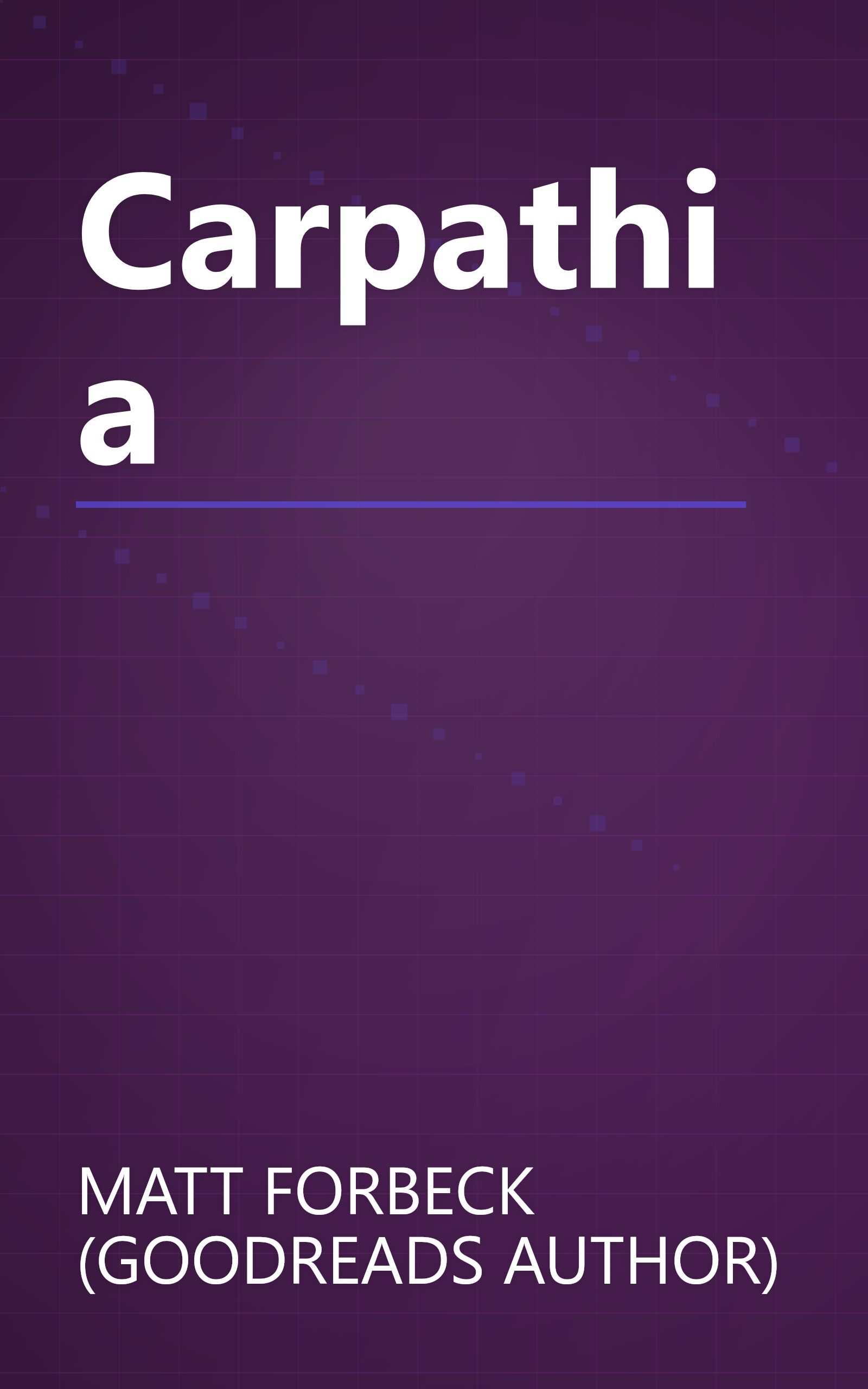 Carpathia book cover