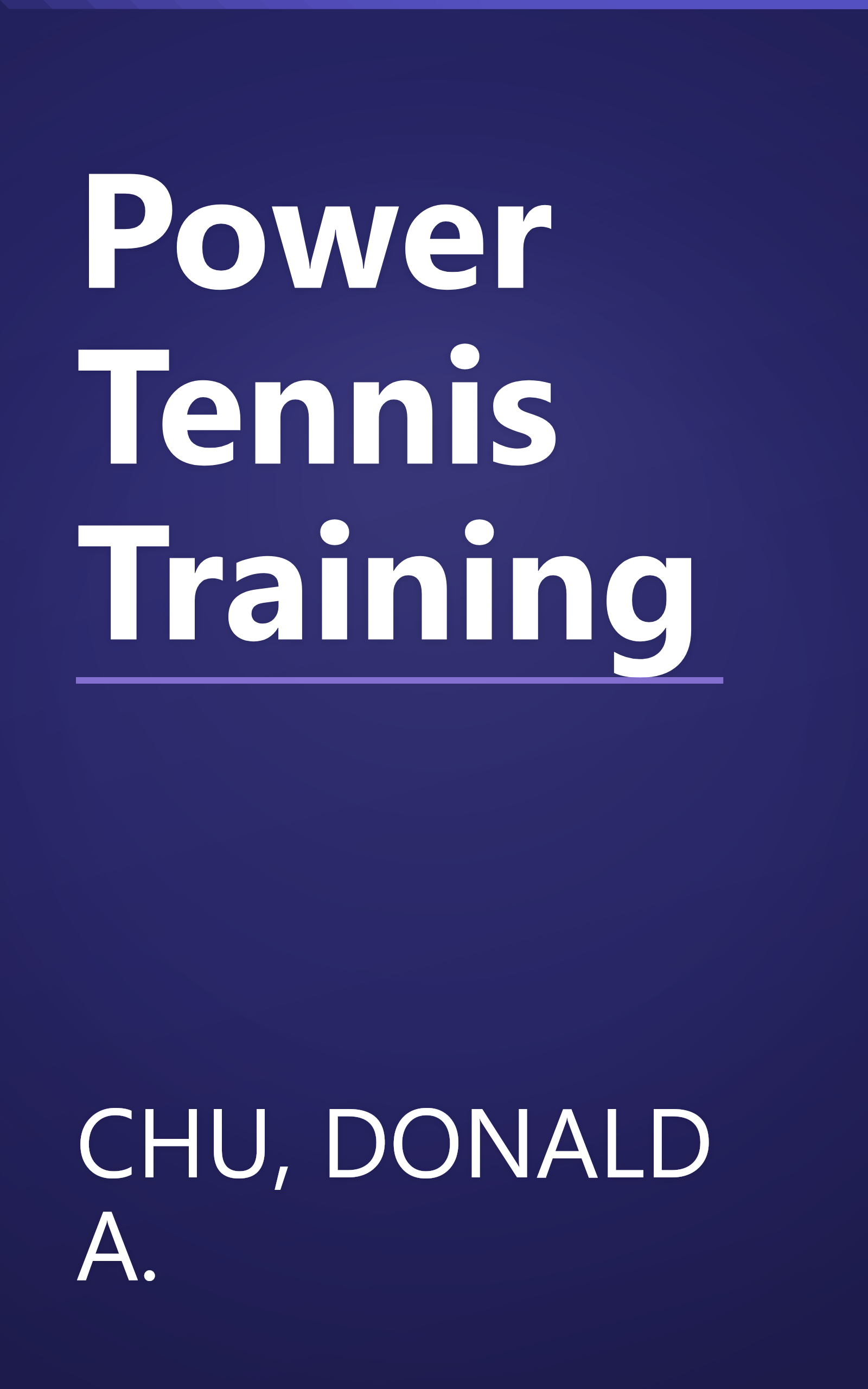 Power Tennis Training book cover