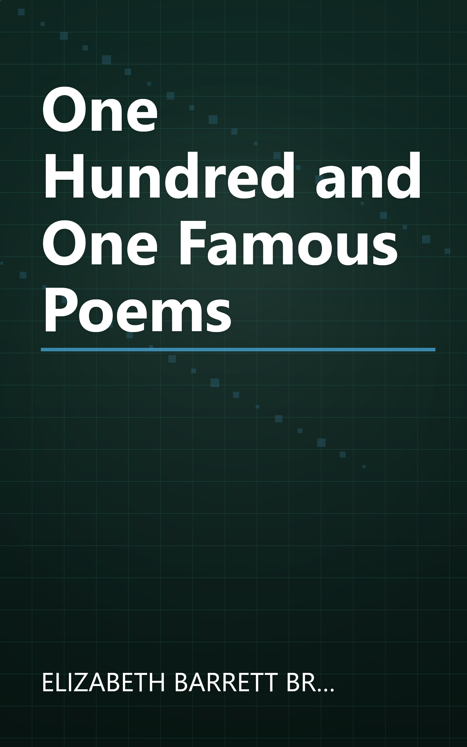 One Hundred and One Famous Poems book cover