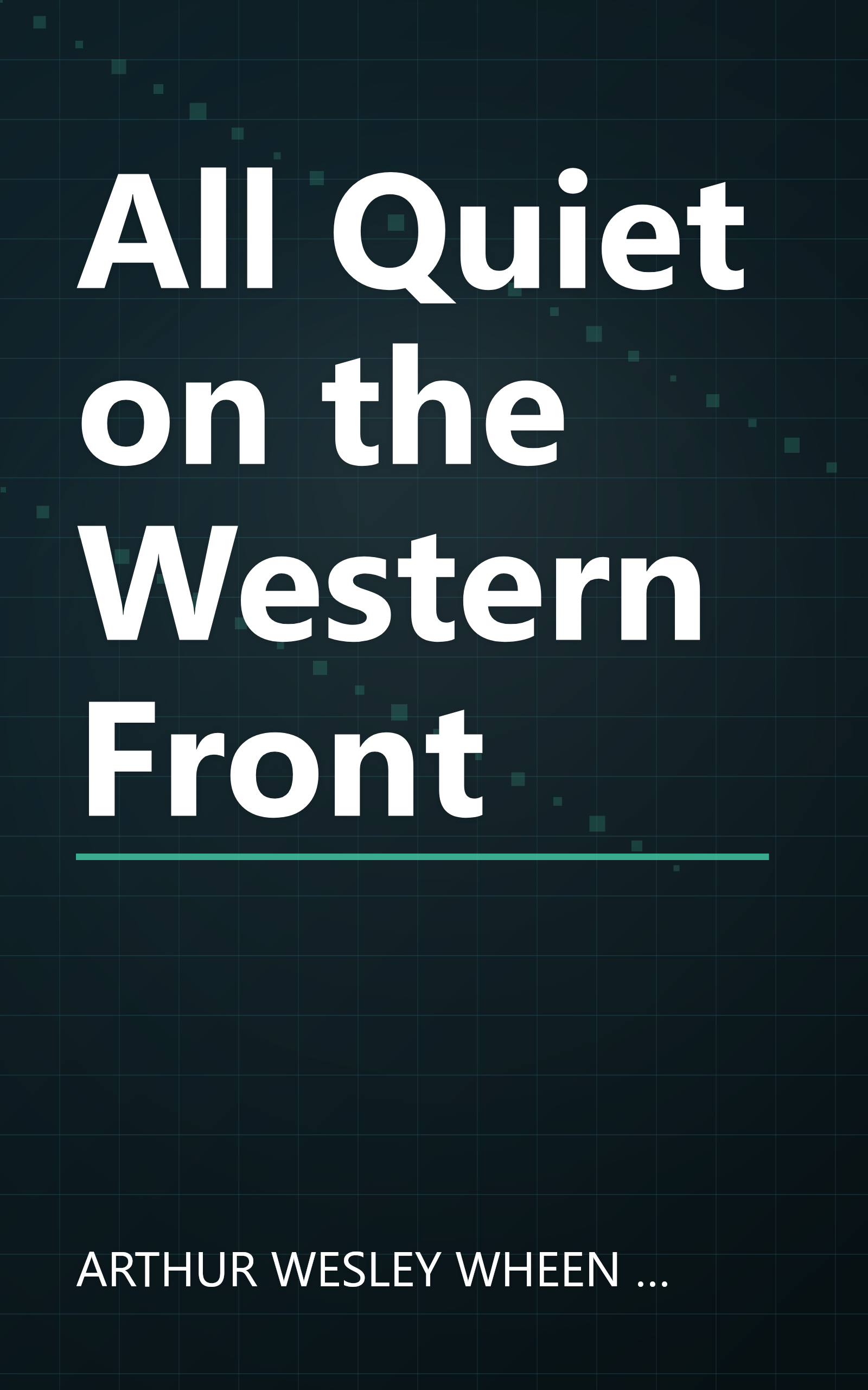 All Quiet on the Western Front book cover