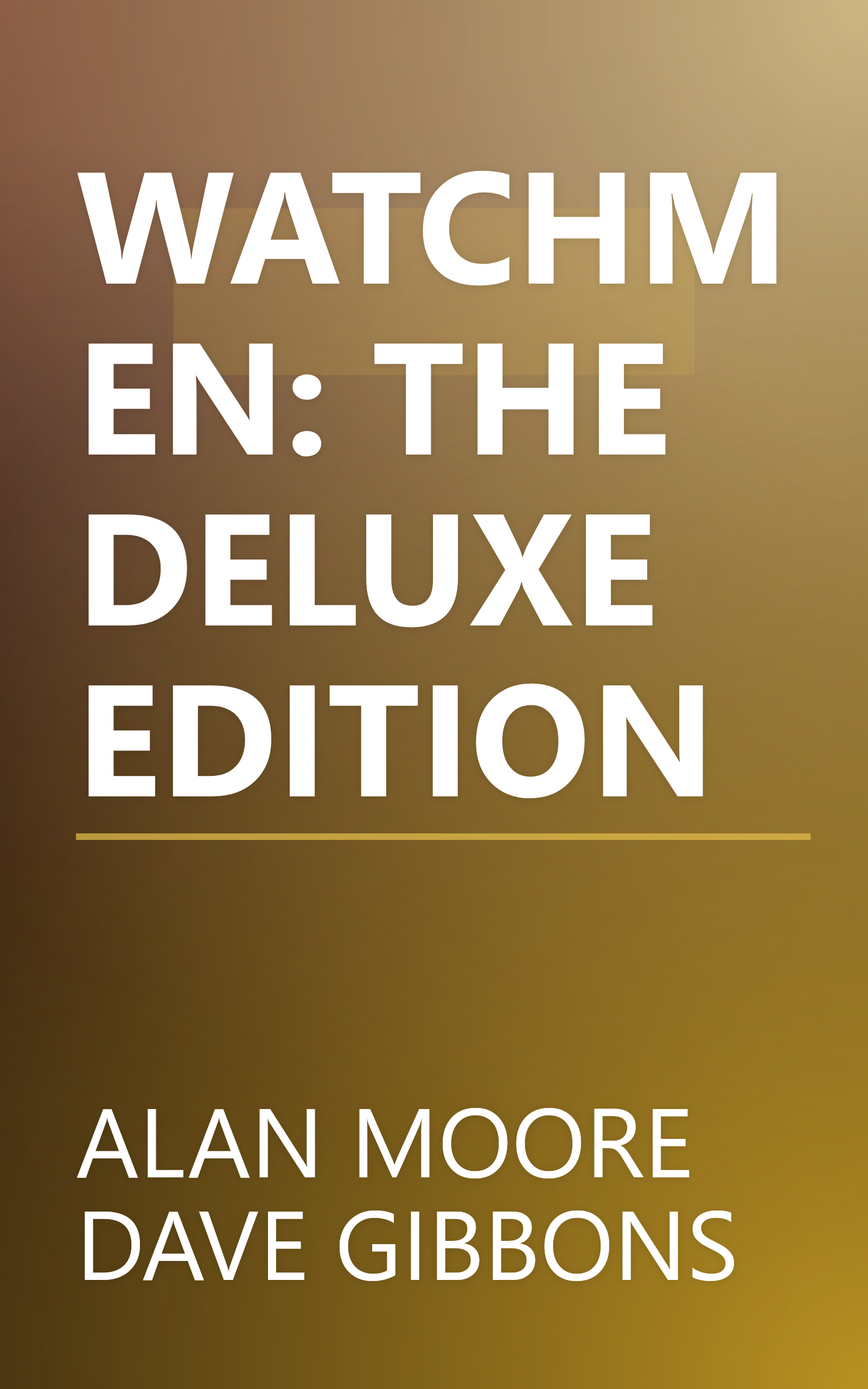 WATCHMEN: THE DELUXE EDITION book cover