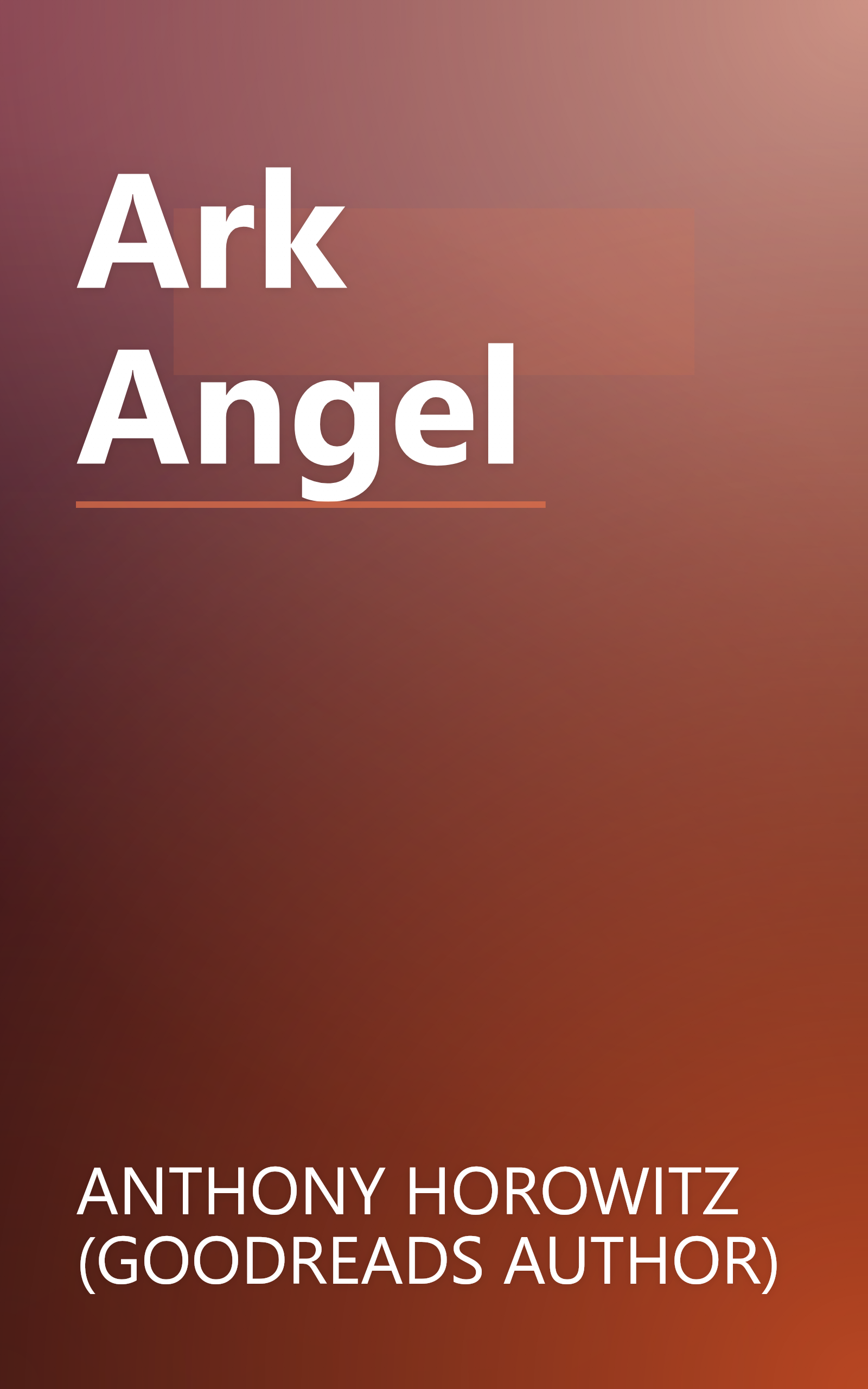 Ark Angel book cover