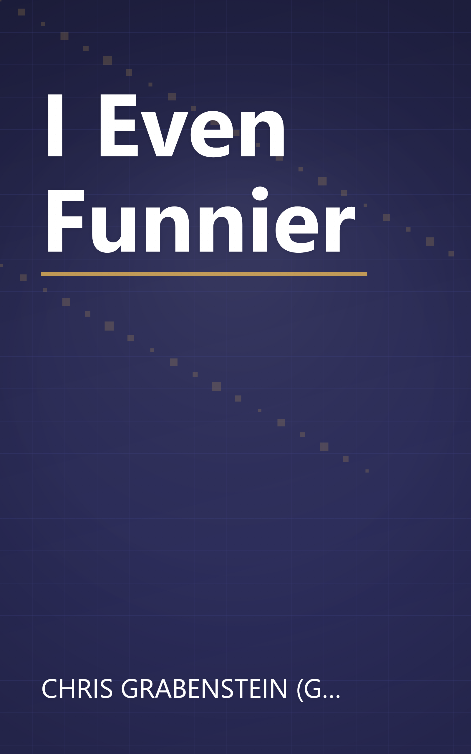 I Even Funnier book cover